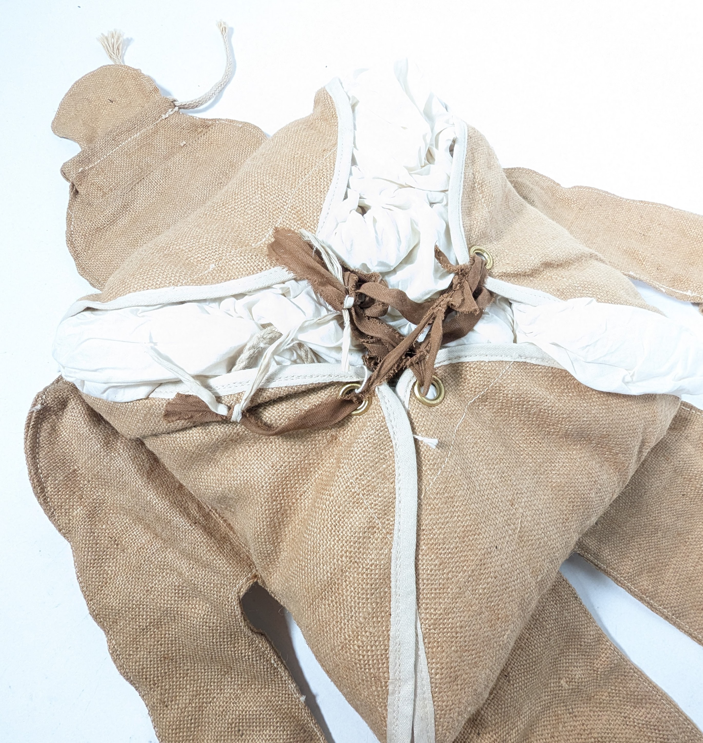 A WWII Second World War British Dummy Paratrooper / Rupert Parachute ...