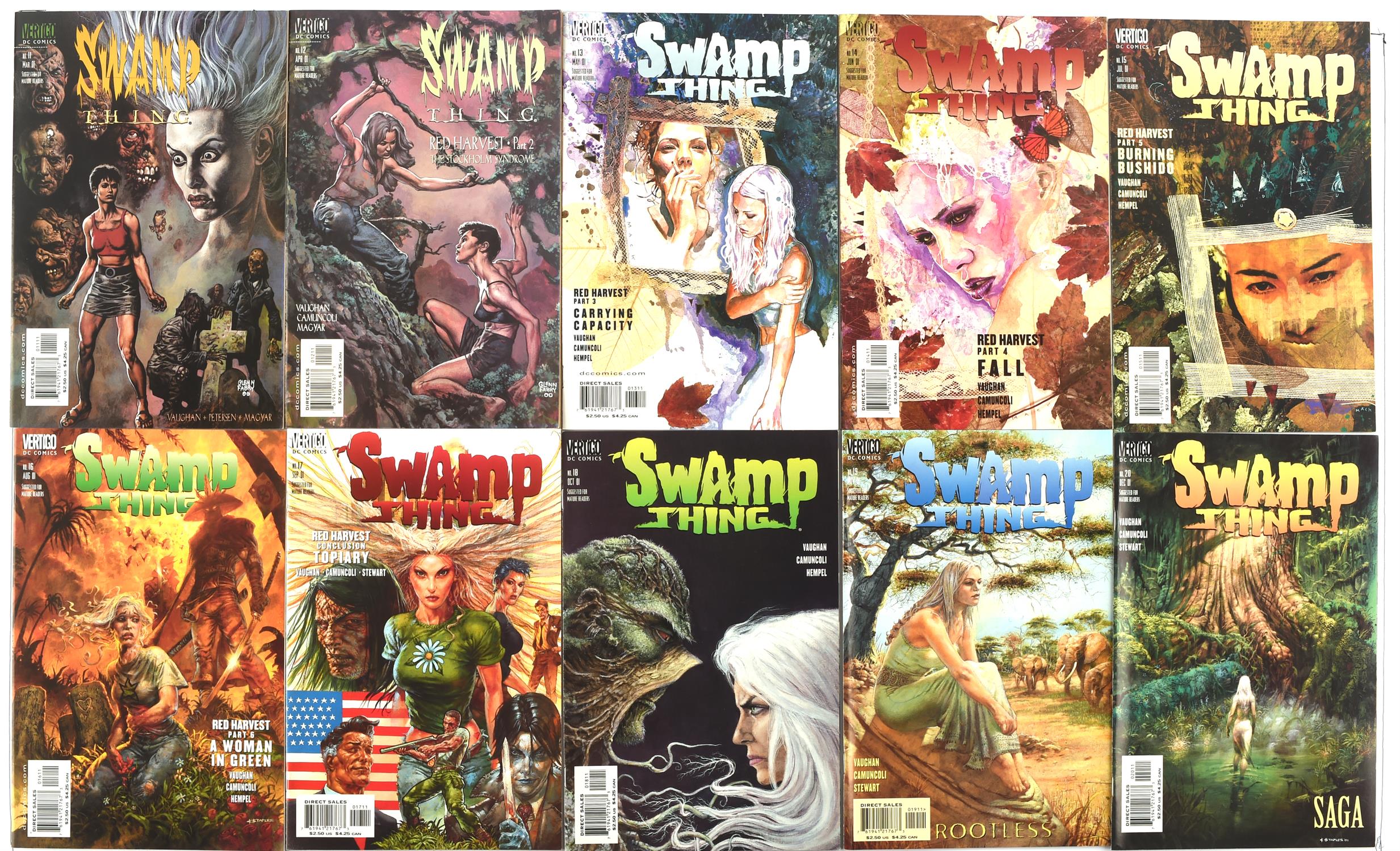 Swamp Thing Nos. 1-20 - the complete 3rd series by Brian K. Vaughan in ...