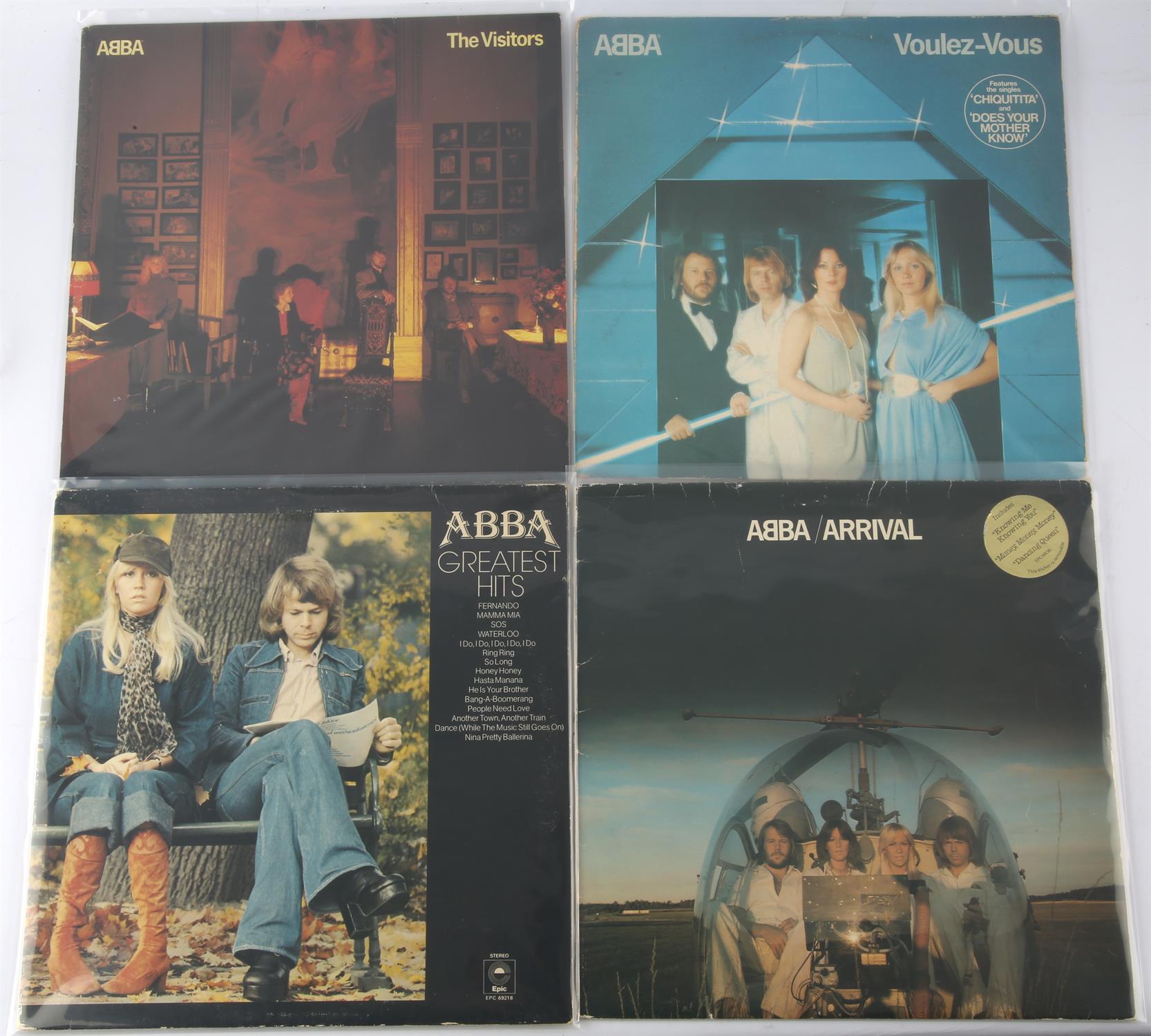 Abba - Four LP records, 1977 European and Australian Tour programme ...