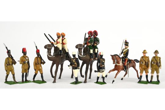 Six boxed sets of painted lead military figures by Britain's ...