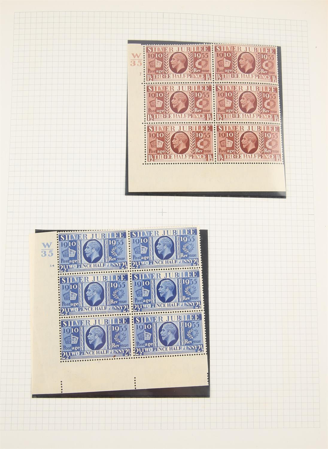 Great Britain collection of mint blocks and booklets from 1935 onwards ...