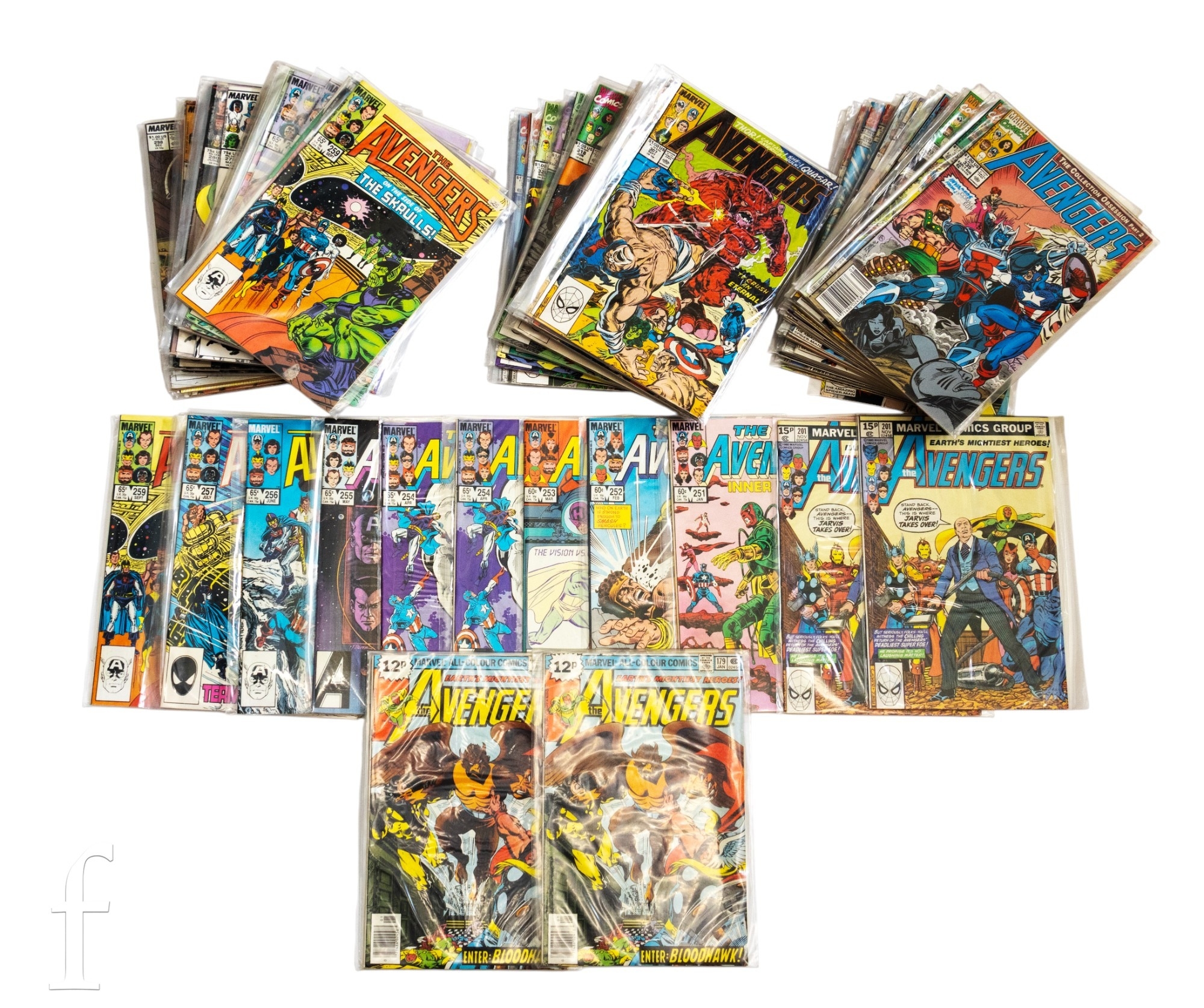 A part run of Marvel Avengers comics from #179 1978 to #400 1996, some ...