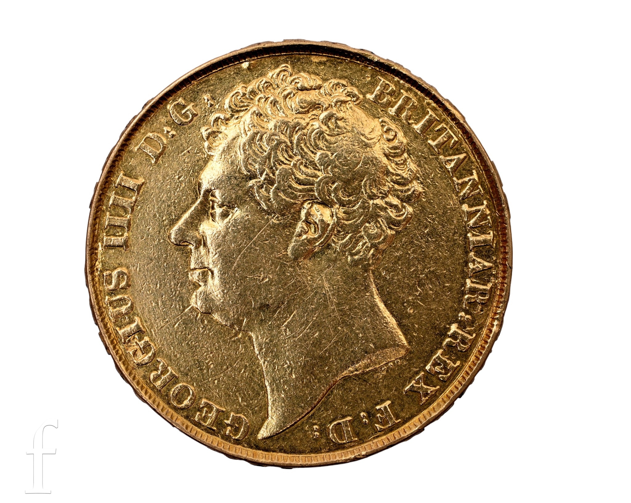 George IIII - A double sovereign 1823, reverse St George and Dragon.