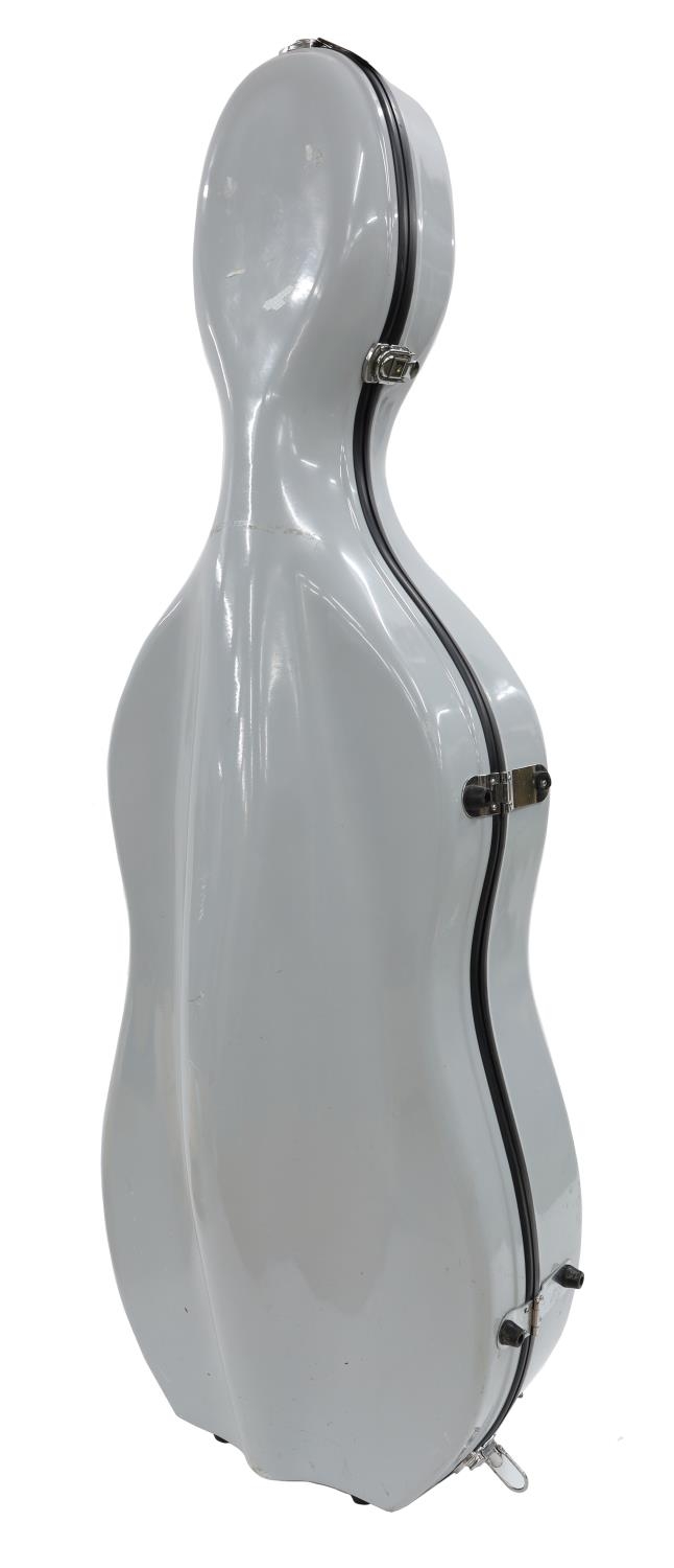 Good modern grey full size violoncello case