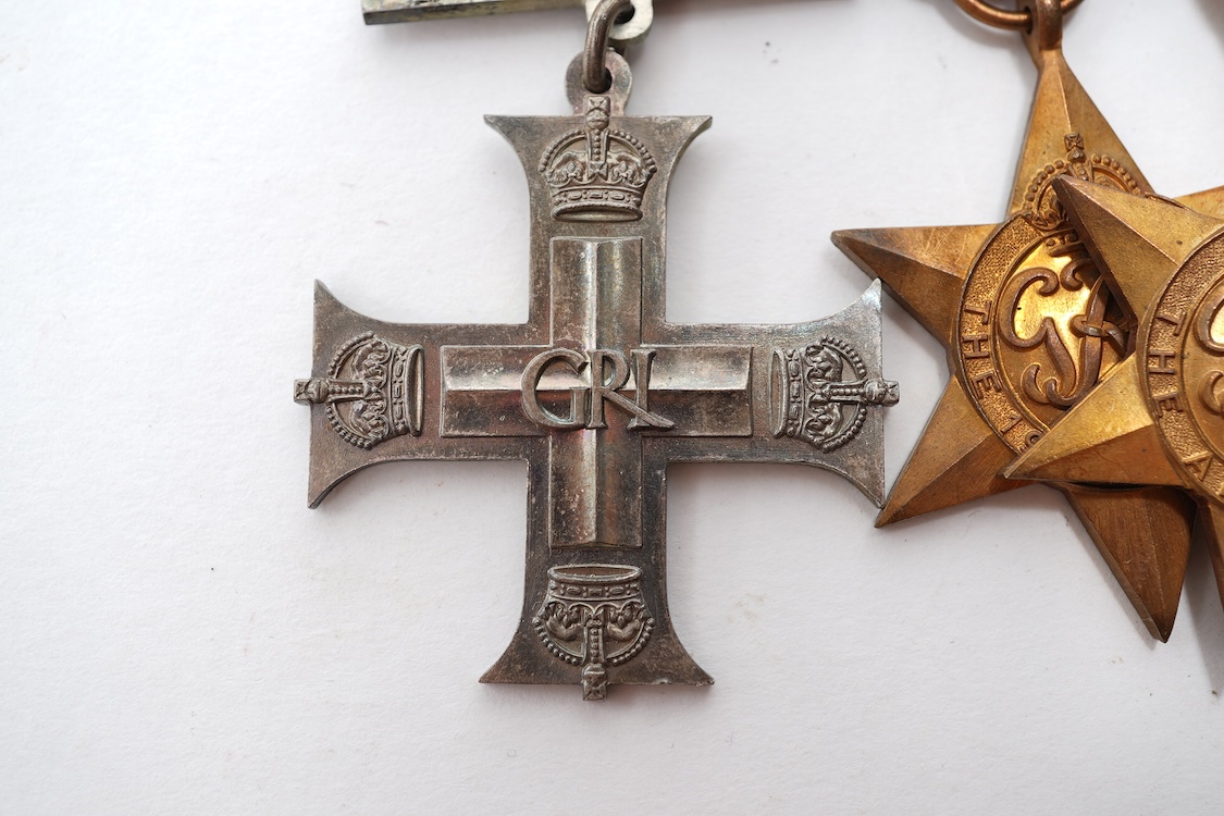 A WW2 MC medal group awarded to David Douglas Rae Smith together with ...