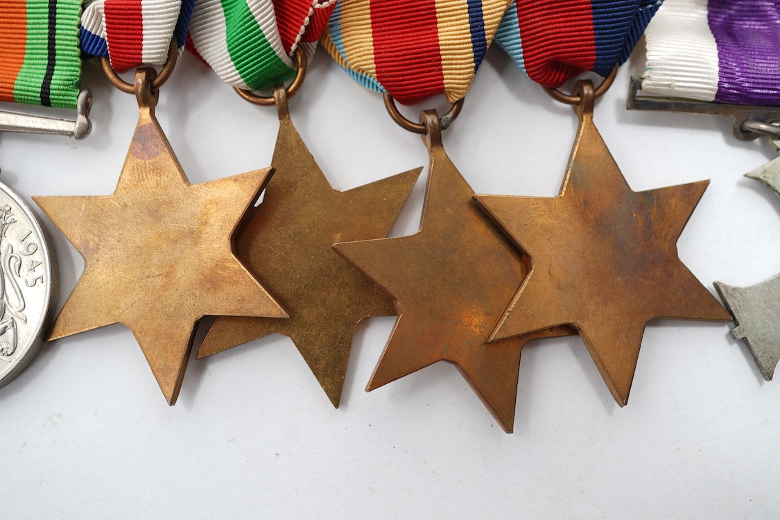 A WW2 MC medal group awarded to David Douglas Rae Smith together with ...