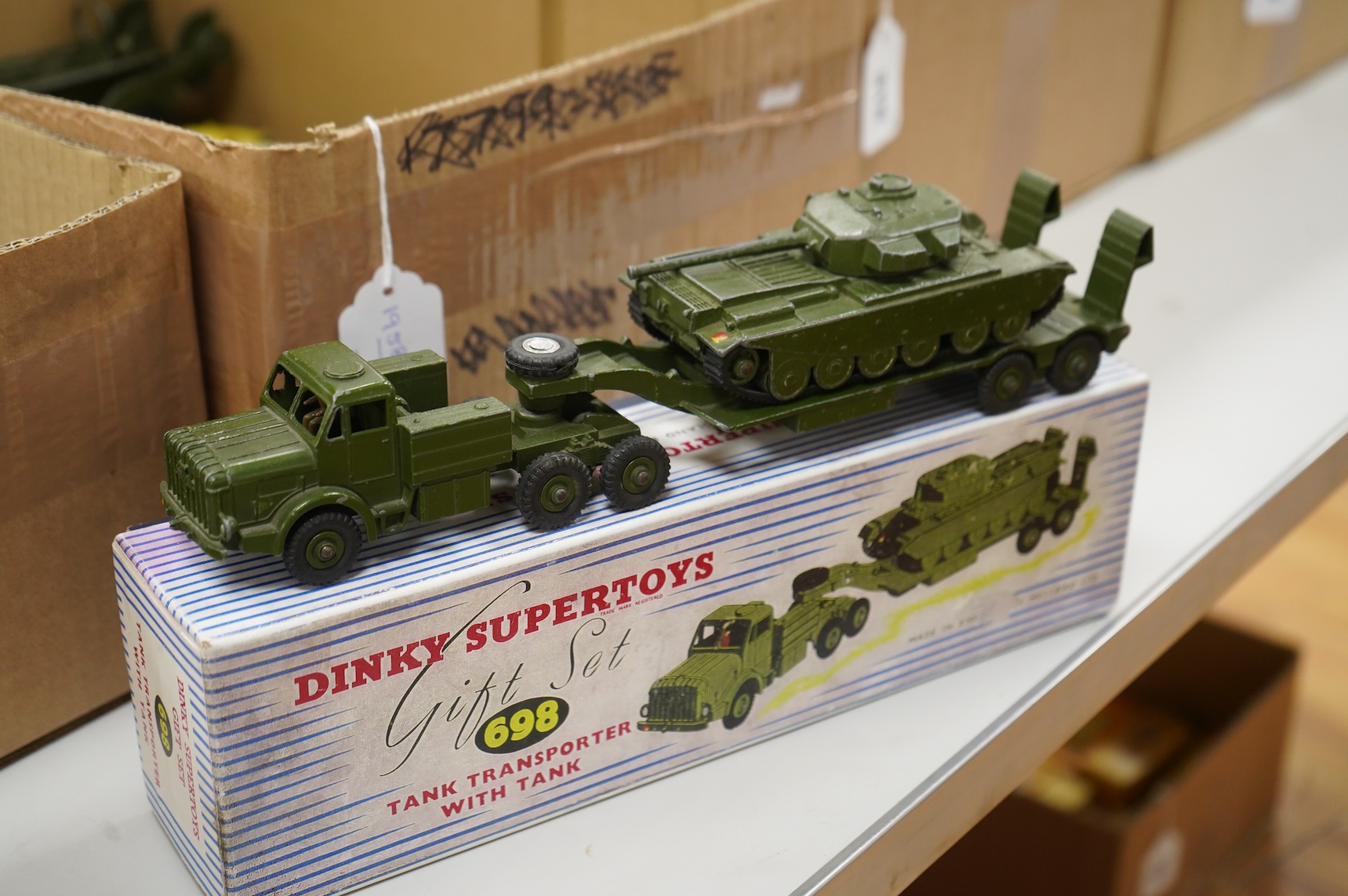 Twenty-three Dinky Toys and Supertoys, all playworn, restored ...