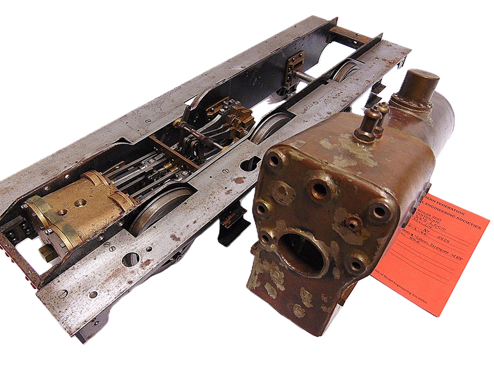A PART-BUILT 3 1/2 INCH GAUGE MODEL OF AN 0-6-0 TANK LOCOMOTIVE 'MOLLY ...