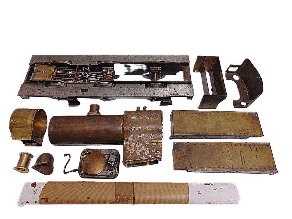 A PART-BUILT 3 1/2 INCH GAUGE MODEL OF AN 0-6-0 TANK LOCOMOTIVE 'MOLLY ...