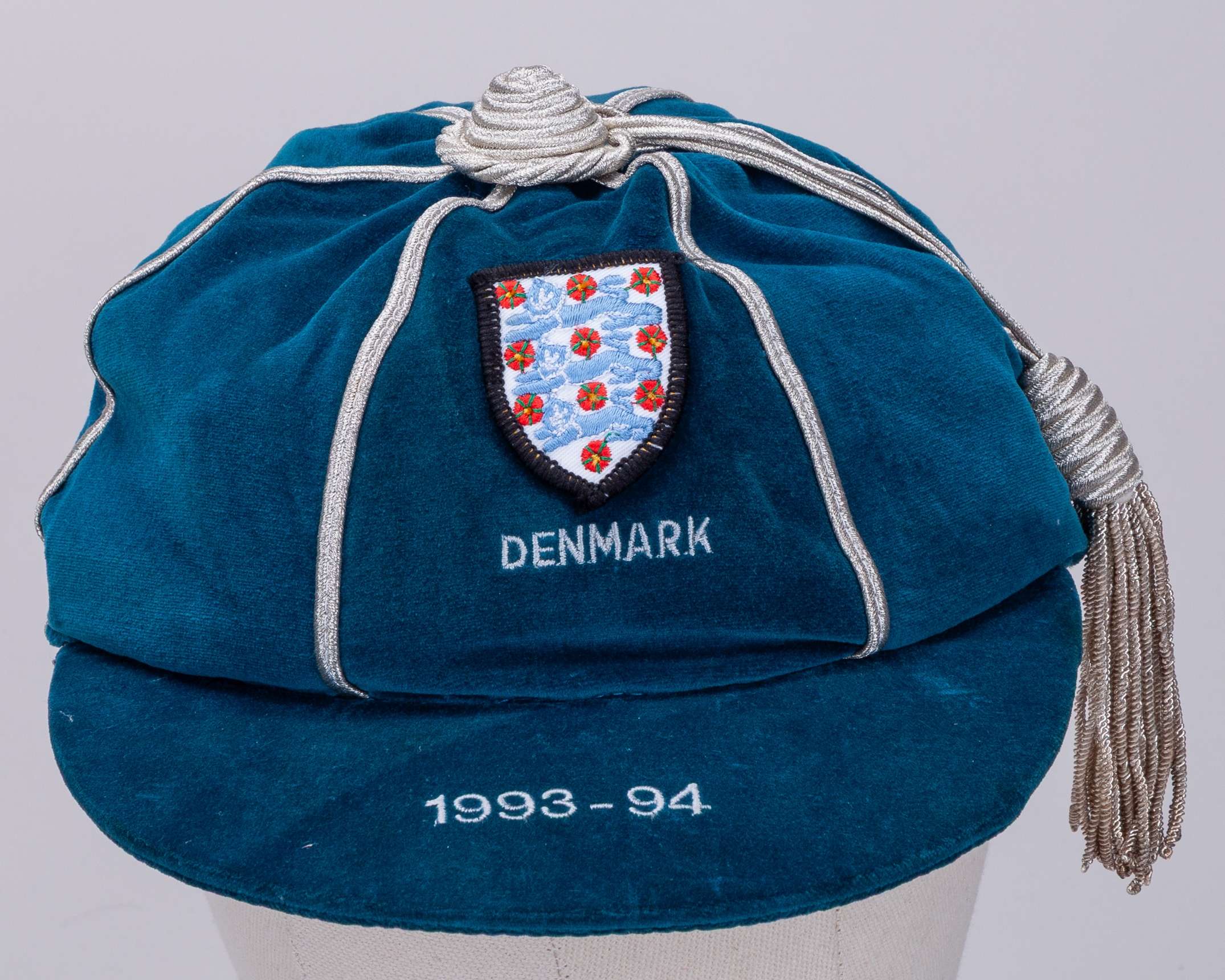 Paul Parker blue England v. Denmark International cap, 1993-94, blue ...
