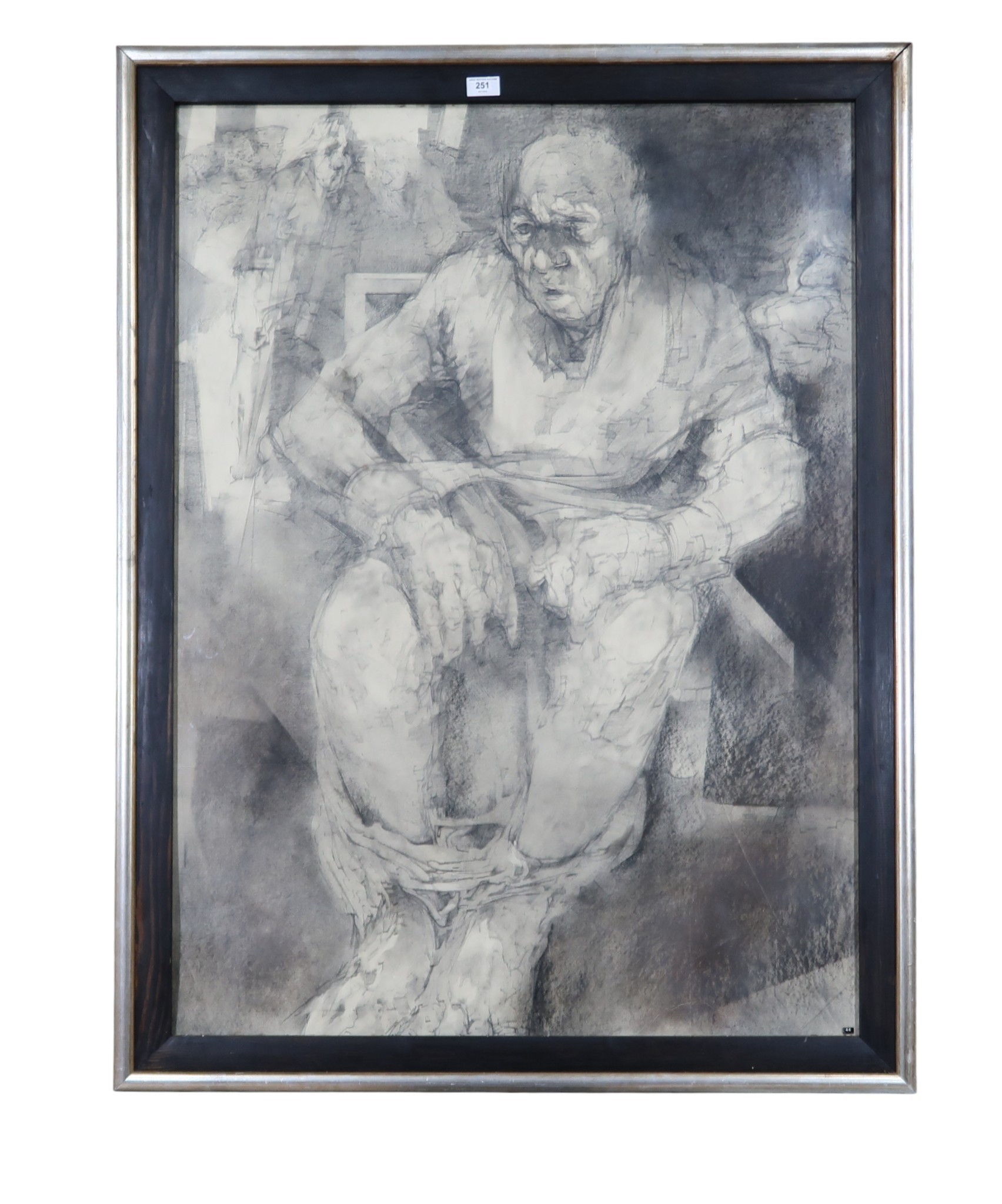 ANDA PATERSON RSW RGI (SCOTTISH 1935-2022) OLD AGE, THE HOSPITAL ...