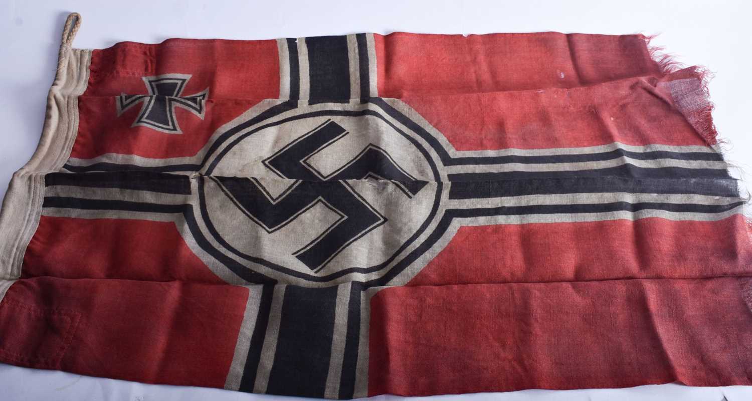 WW2 German 3rd Reich Kriegsmarine National War Battle Flag.