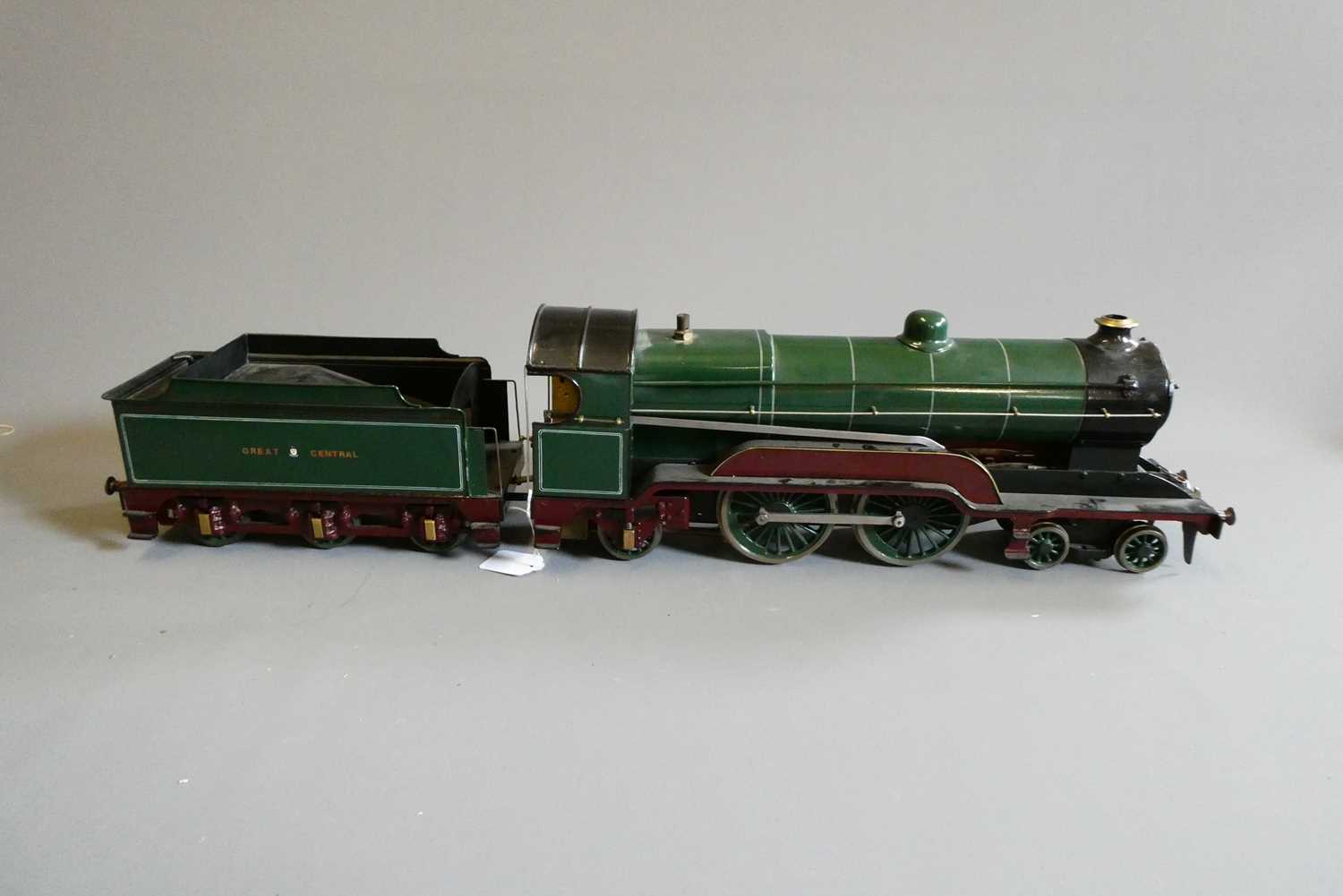 A 2 1/2" gauge Atlantic 4-4-2 live steam locomotive finished in GCR ...