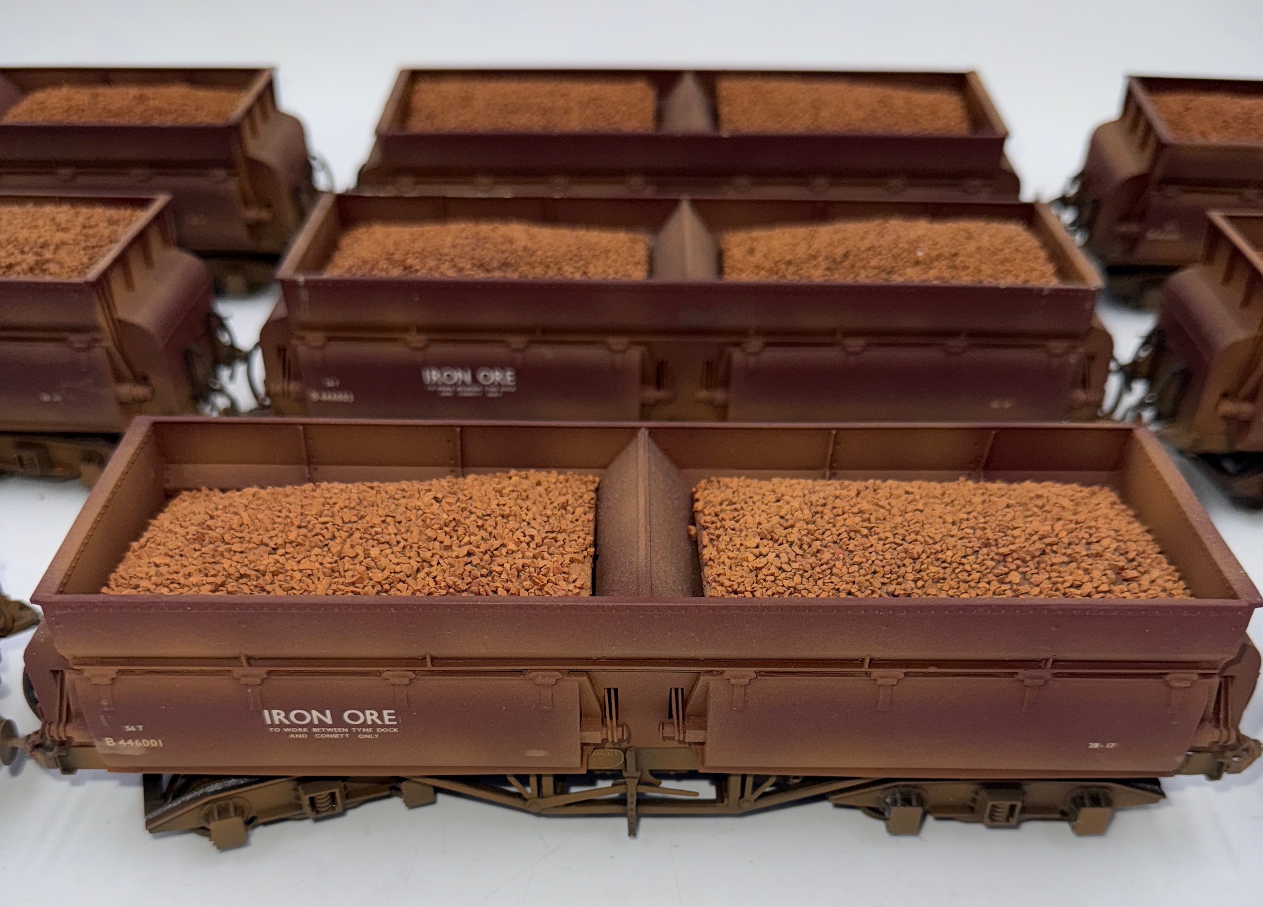 Tyne Dock Ore Hopper 0 Gauge 56 Ton Wagons by Signature Railway Kits ...