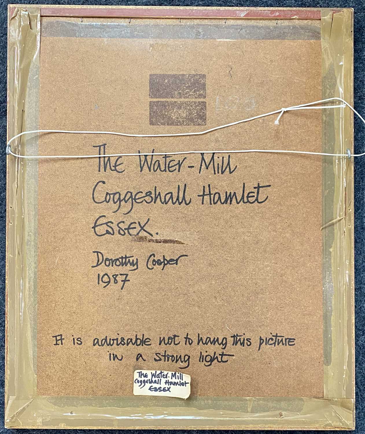 Y Dorothy Cooper (20th century), 'The Water Mill, Coggeshall Hamlet ...