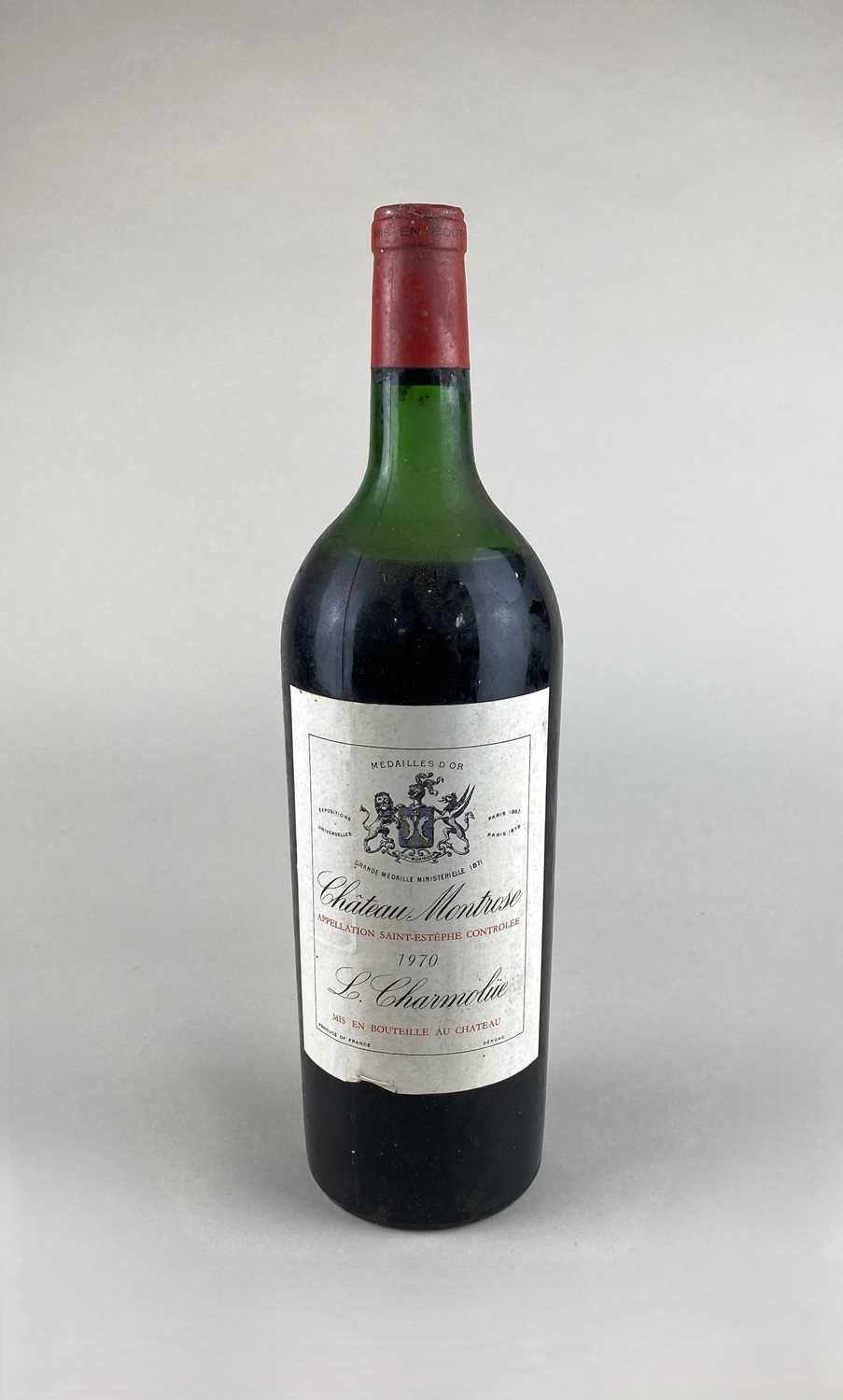 Wine: a single Magnum bottle of 1970 Chateau Montrose red wine, Saint ...