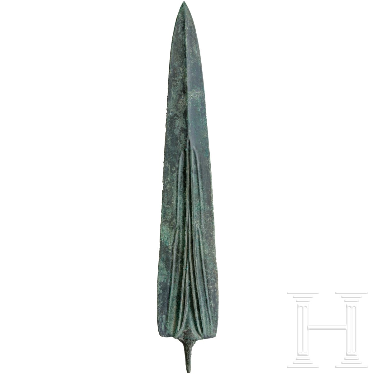 A triangular bronze dagger blade, Luristan, 2nd - 1st Millenium BC ...
