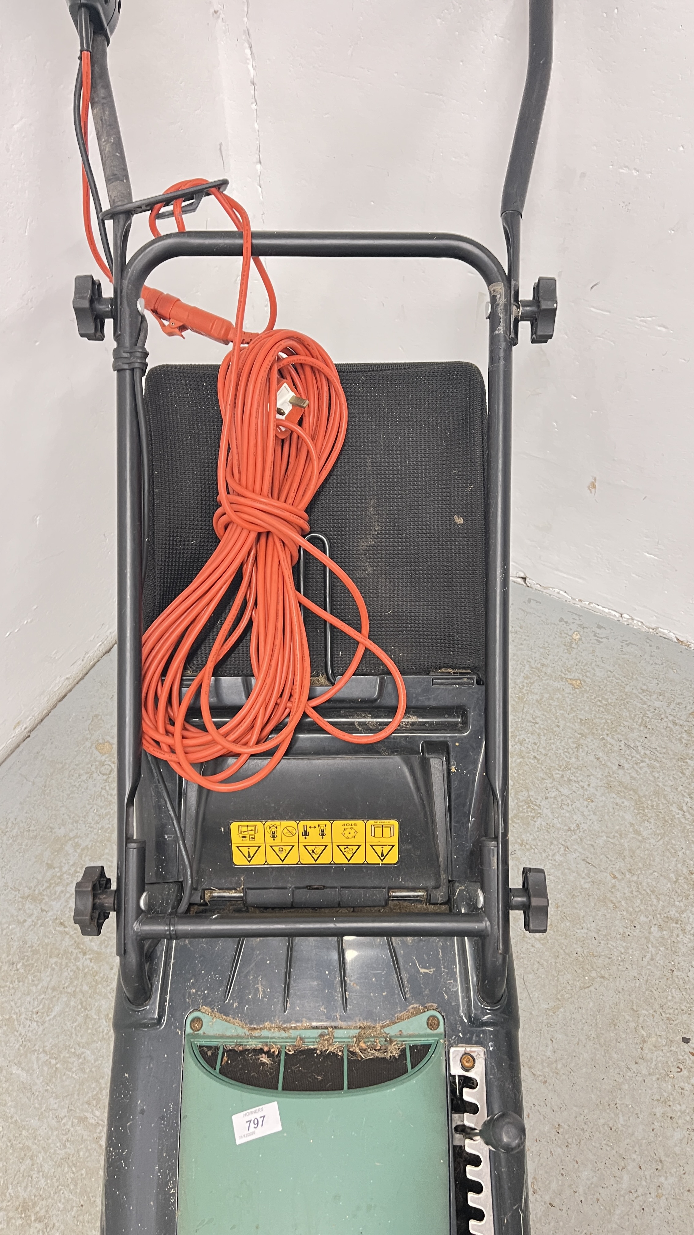 HAYTER ENVOY 36 ELECTRIC ROTARY LAWN MOWER WITH GRASS COLLECTOR - SOLD ...