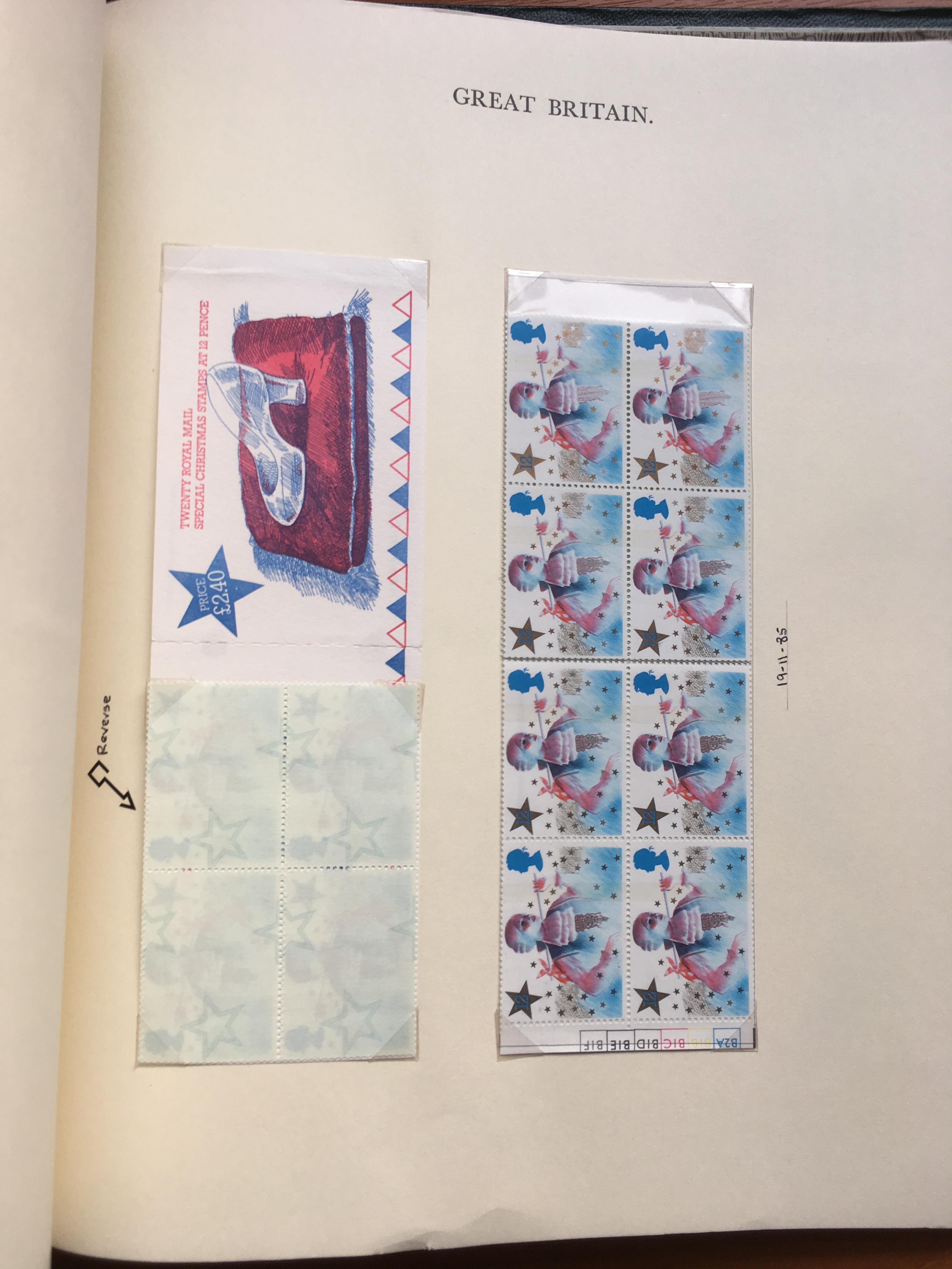 GB: BOX WITH AN EXTENSIVE COLLECTION DECIMAL MACHIN BOOKLETS AND ...