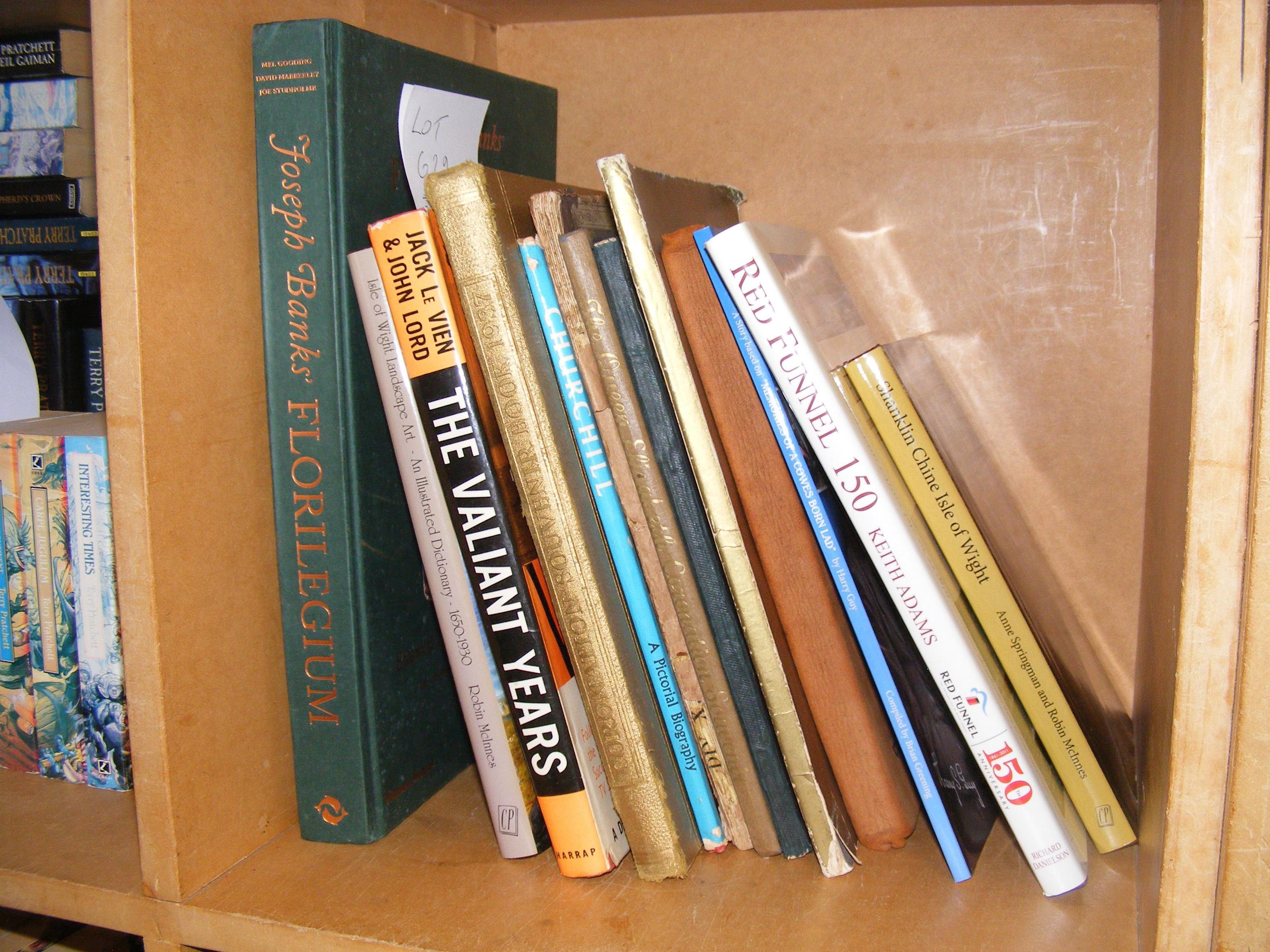 Isle of Wight related books, together with a Joseph Banks Florilegium ...