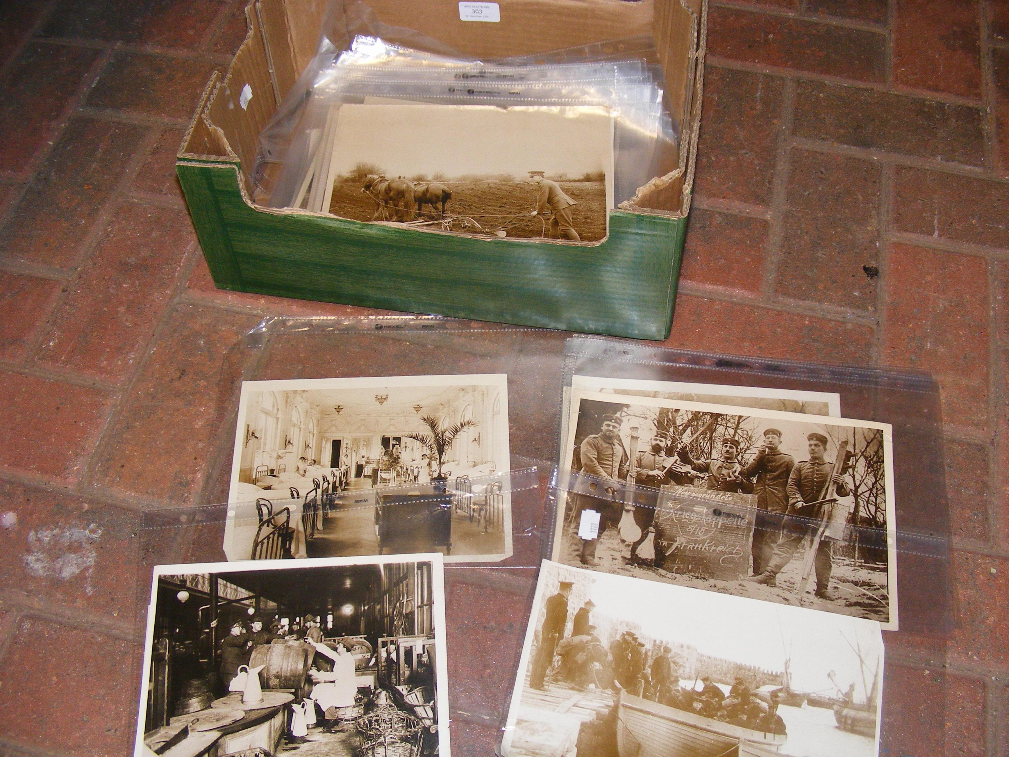 A selection of interesting photographs relating to the war including ...