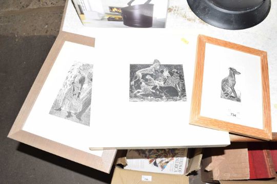 Ann Ravenscroft, limited edition prints and another (3)