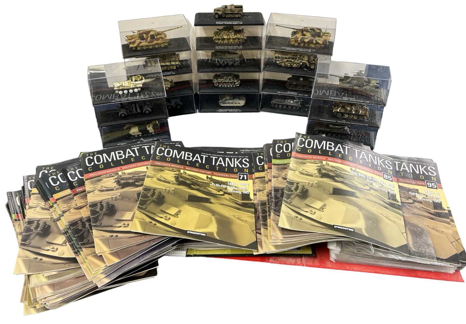 An extensive collection of (mostly cased) military vehicles from The ...