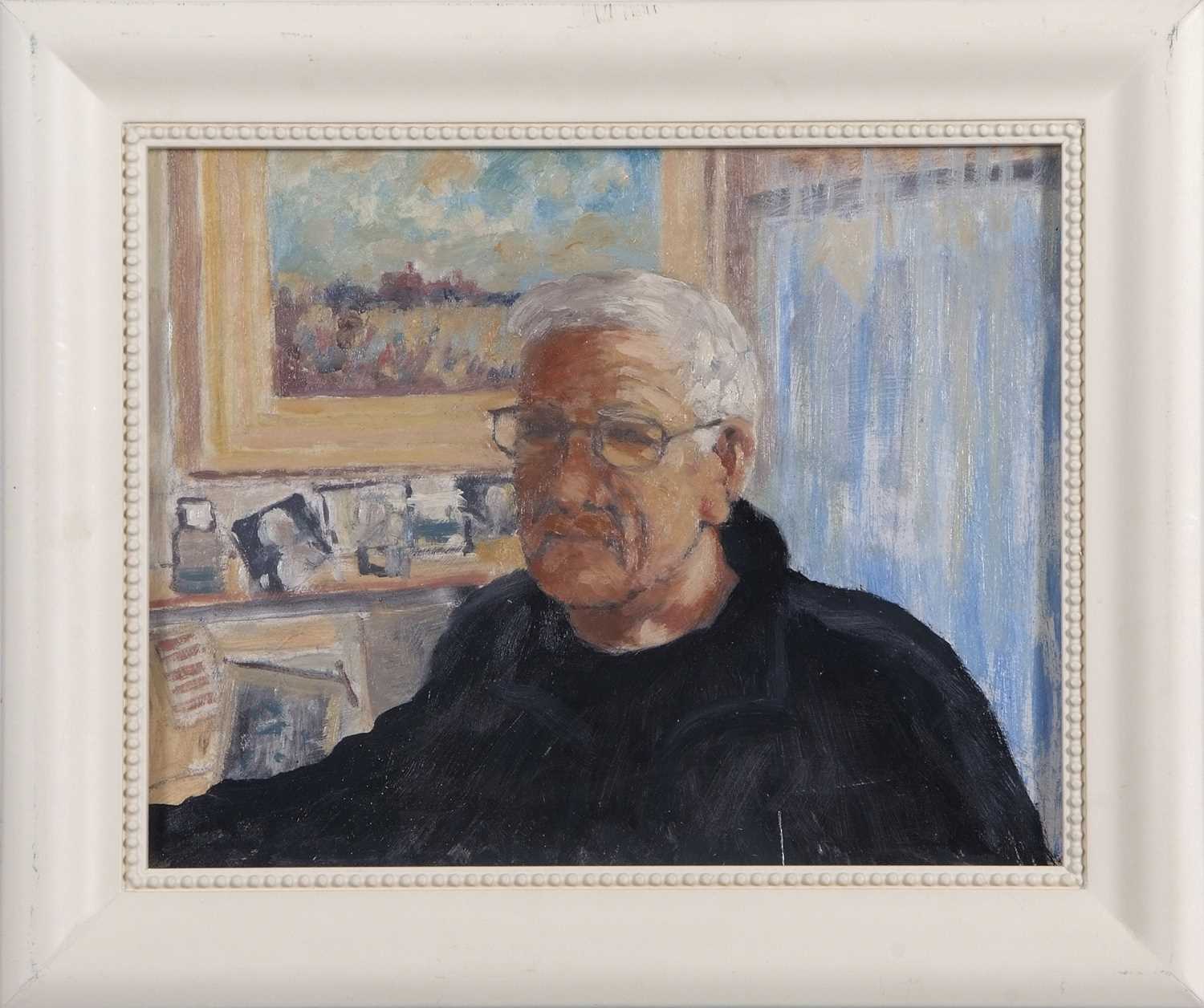 David Baxter (British, contemporary), Portrait of artist Geoffrey ...