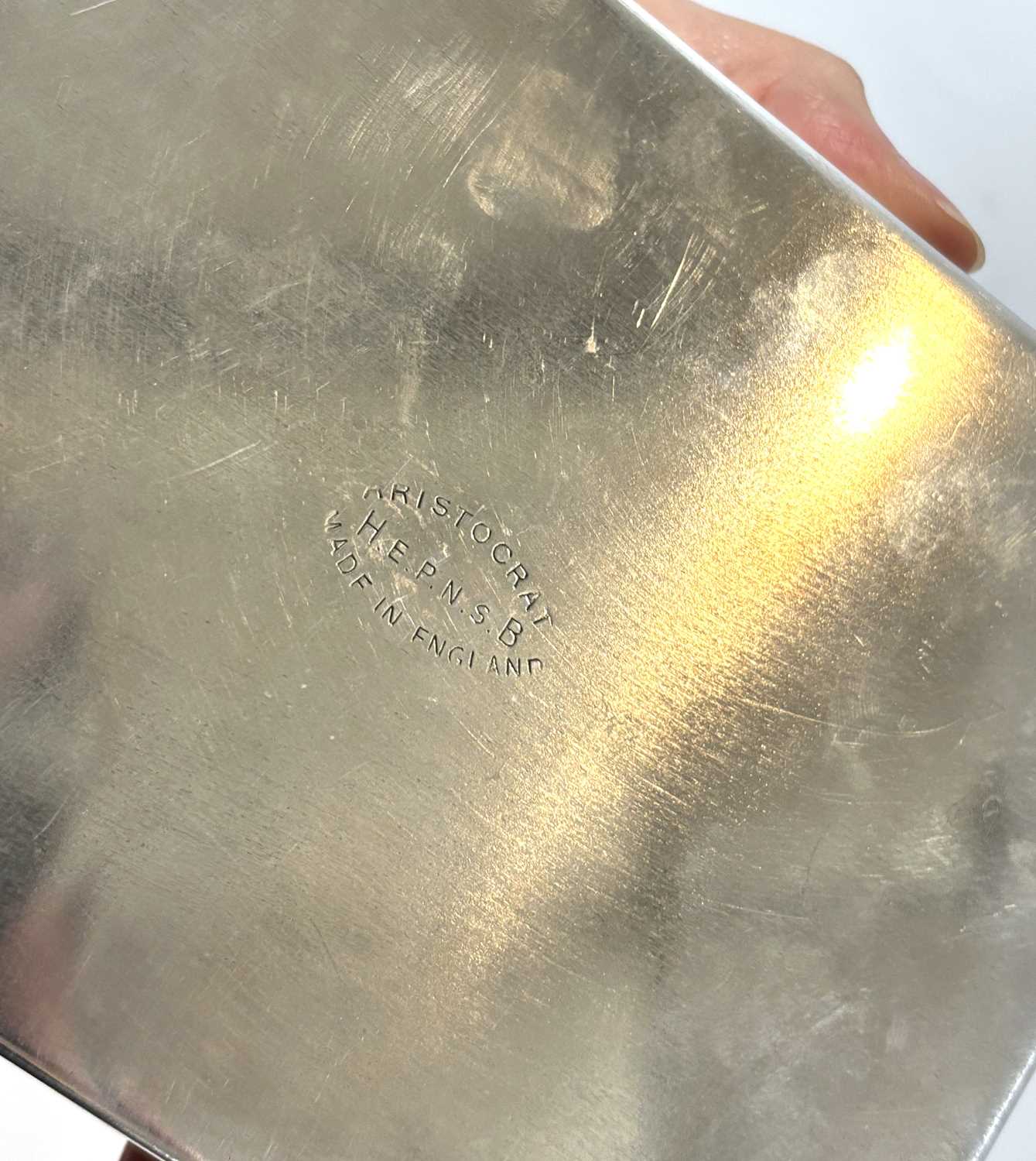 Silver Plated Box; Presented to The Rt. Hon George Thomas Speaker of ...