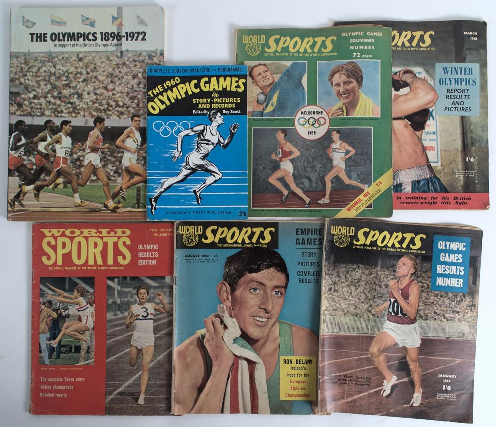 Olympic and Commonwealth Games 1958-1976. Five official programmes for ...