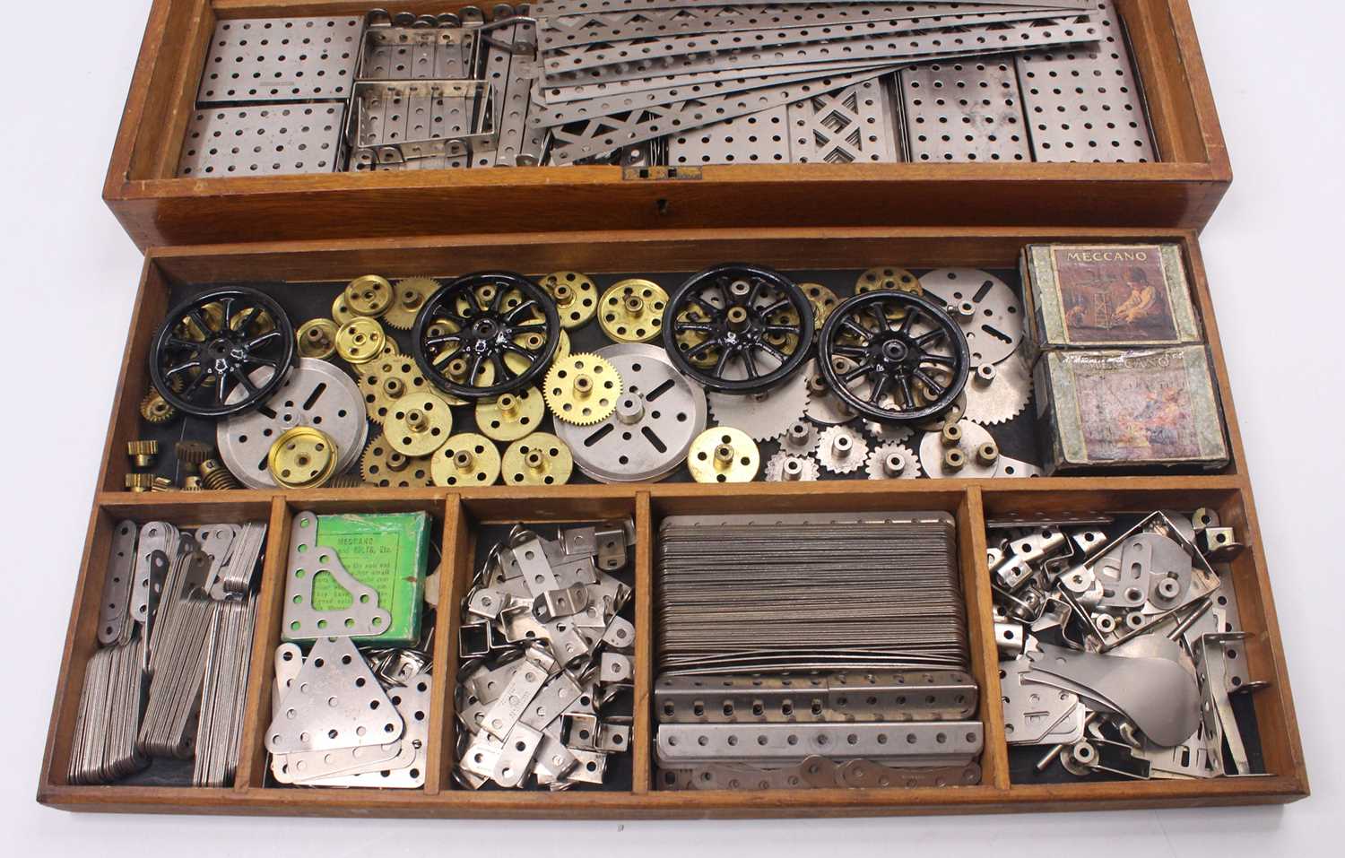 Meccano Set No.6 (circa 1920's) with nickel silver parts and brass ...