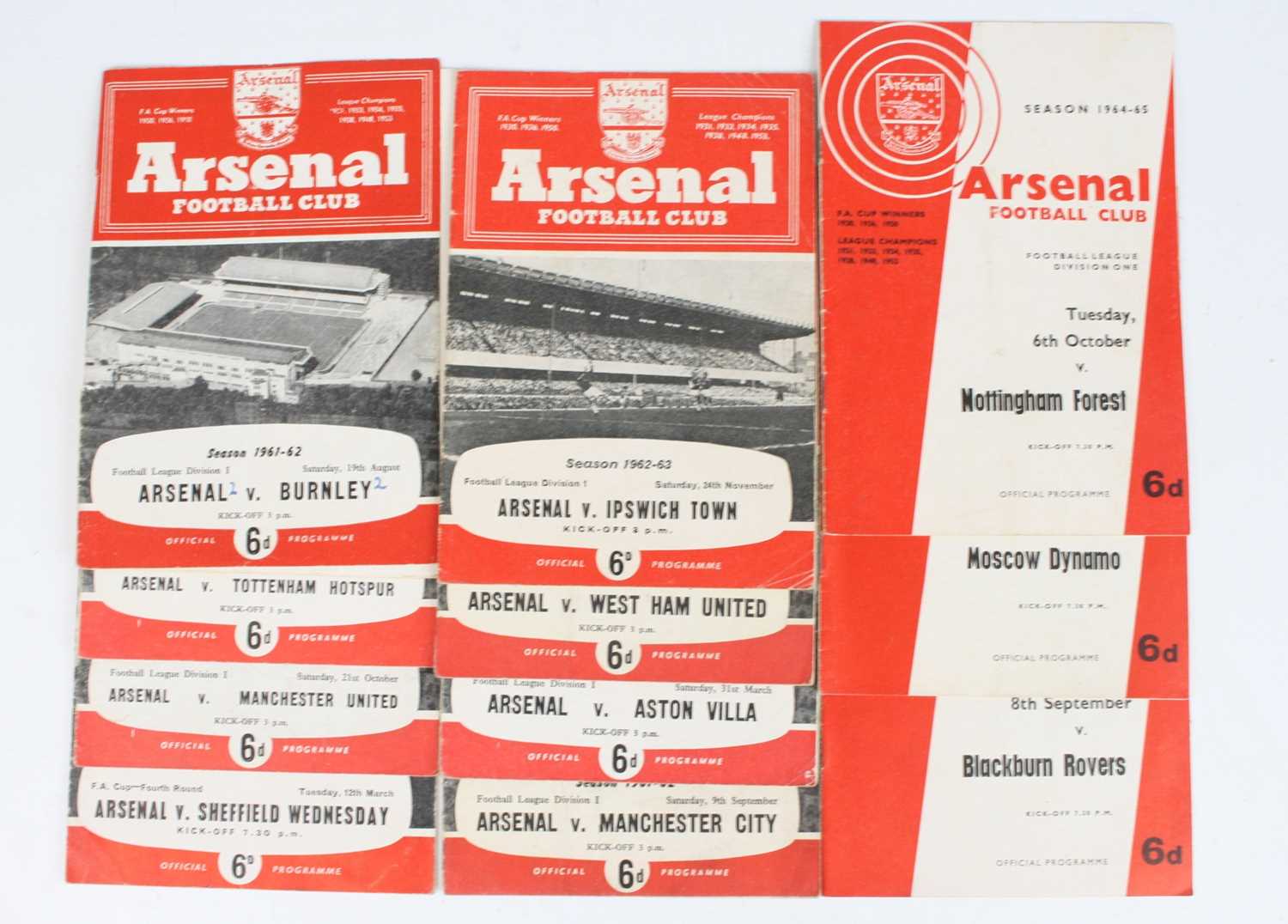 Arsenal Football Club, a collection of programmes mainly dating from ...