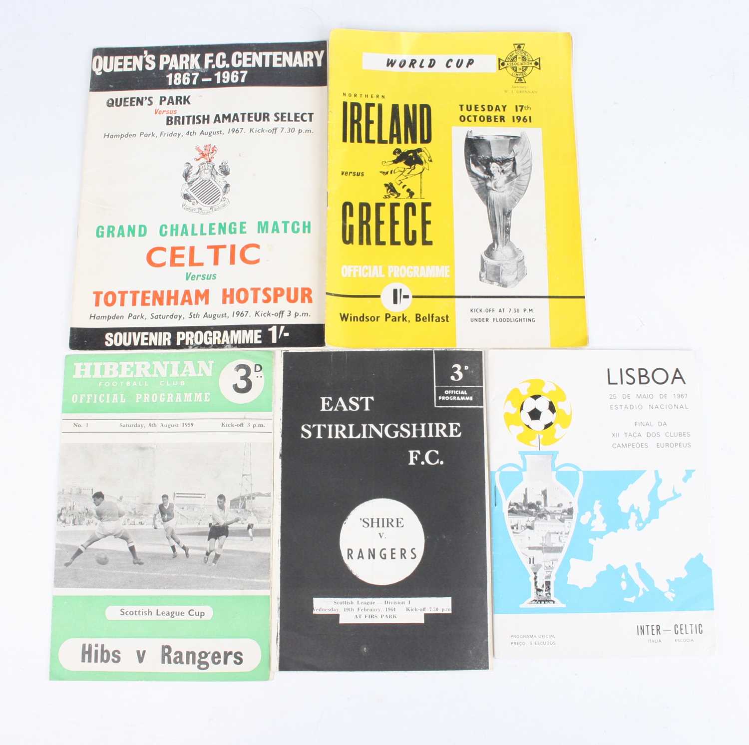 A collection of football programmes dating from the 1950's/60's to ...