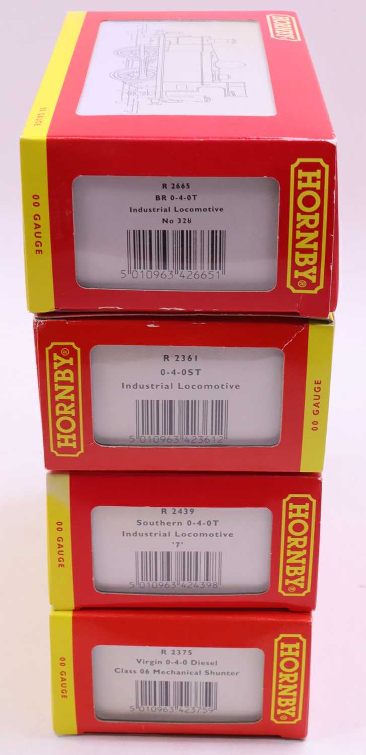Four small Hornby 00 gauge locos to include a Class 06 0-4-0 diesel ...