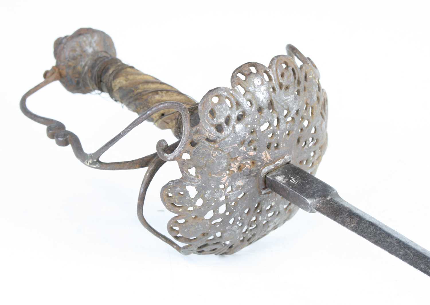 A 17th century English or North European rapier, circa 1660, the 91cm ...