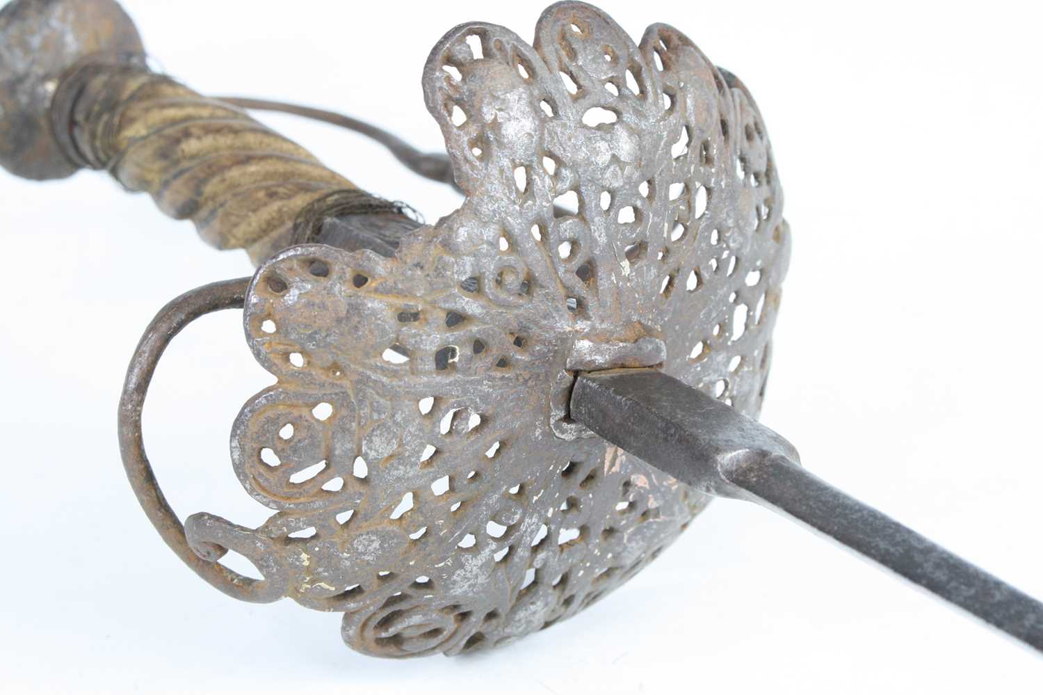 A 17th century English or North European rapier, circa 1660, the 91cm ...