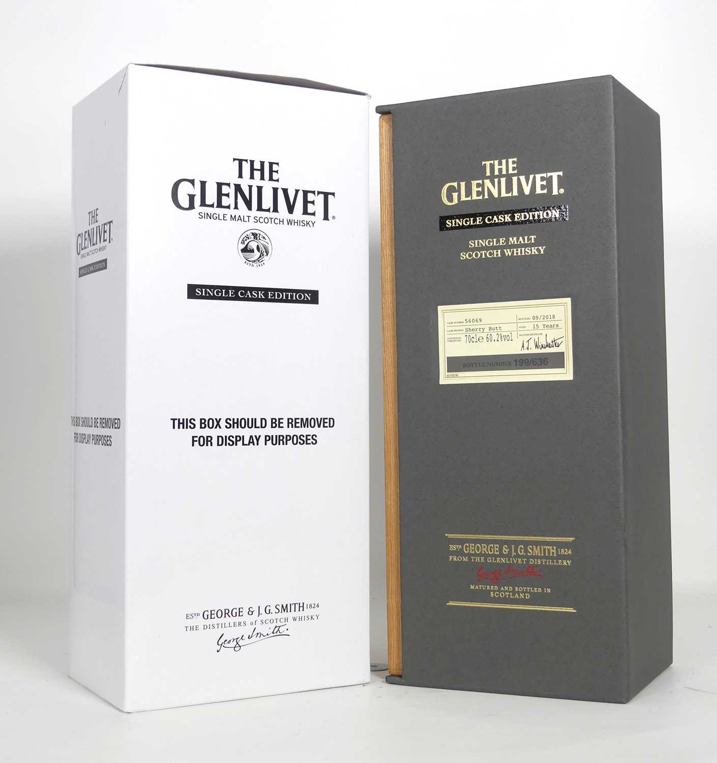 The Glenlivet Single Cask Edition, 15 year old single malt Scotch ...