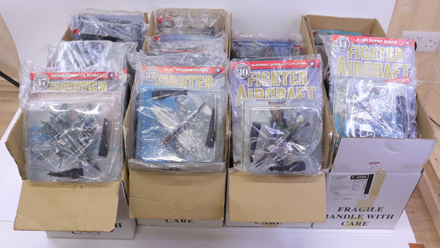 Collection of approx. 60 various Fighter Aircraft Collection models ...
