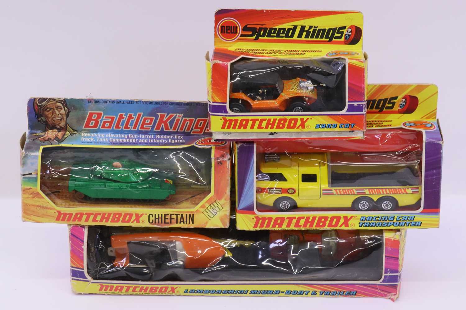 Matchbox Super and Battle Kings group of 4 diecasts to include ...