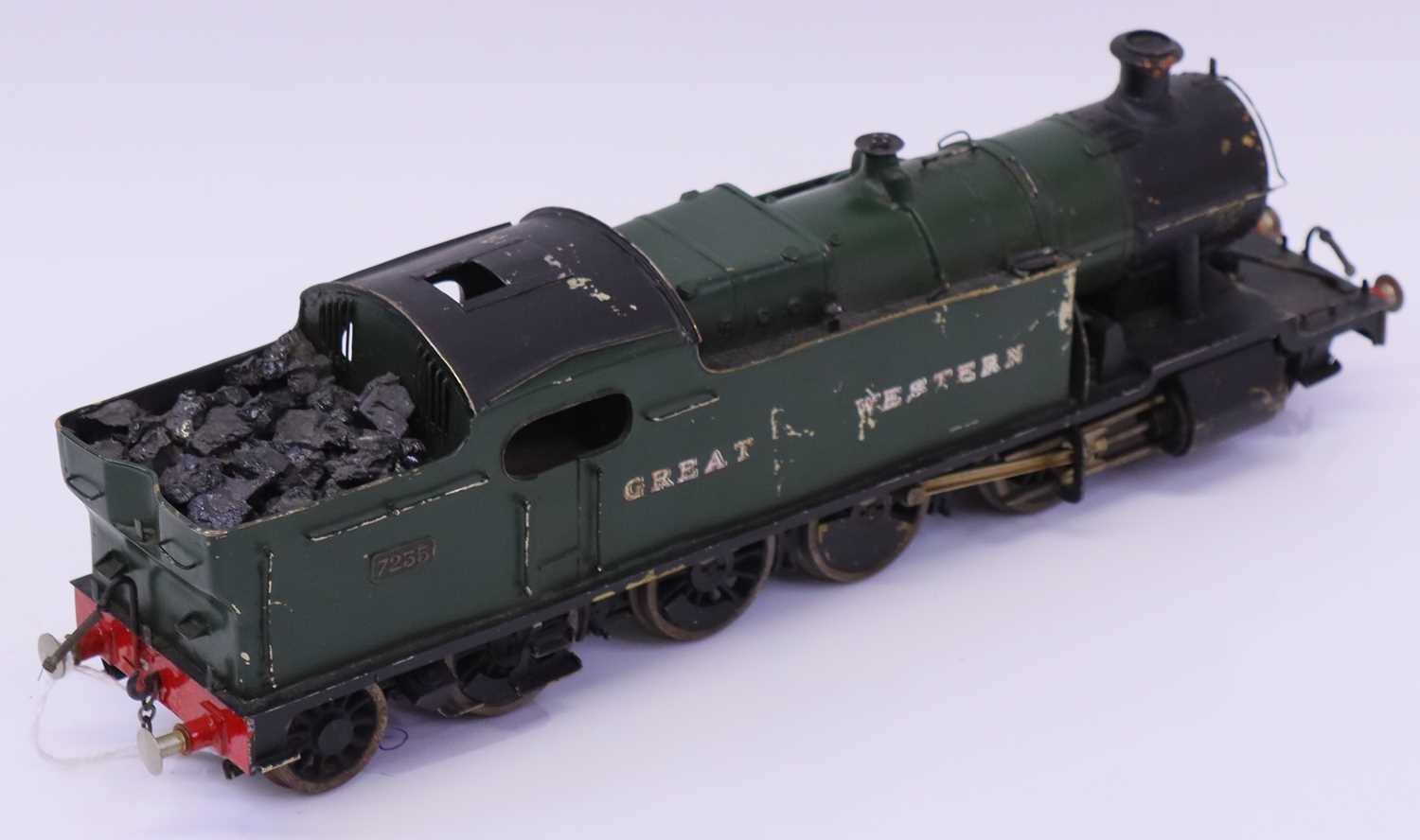 An 0 gauge coarse scale 3-rail GWR 72xx 2-8-2 tank loco, in GWR unlined ...