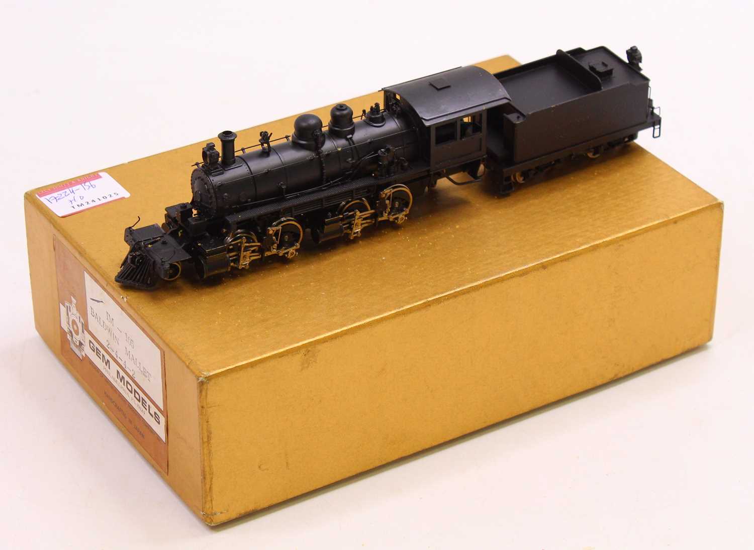 GEM models HO gauge factory brass of Japan IM-105 Baldwin Mallet, in ...