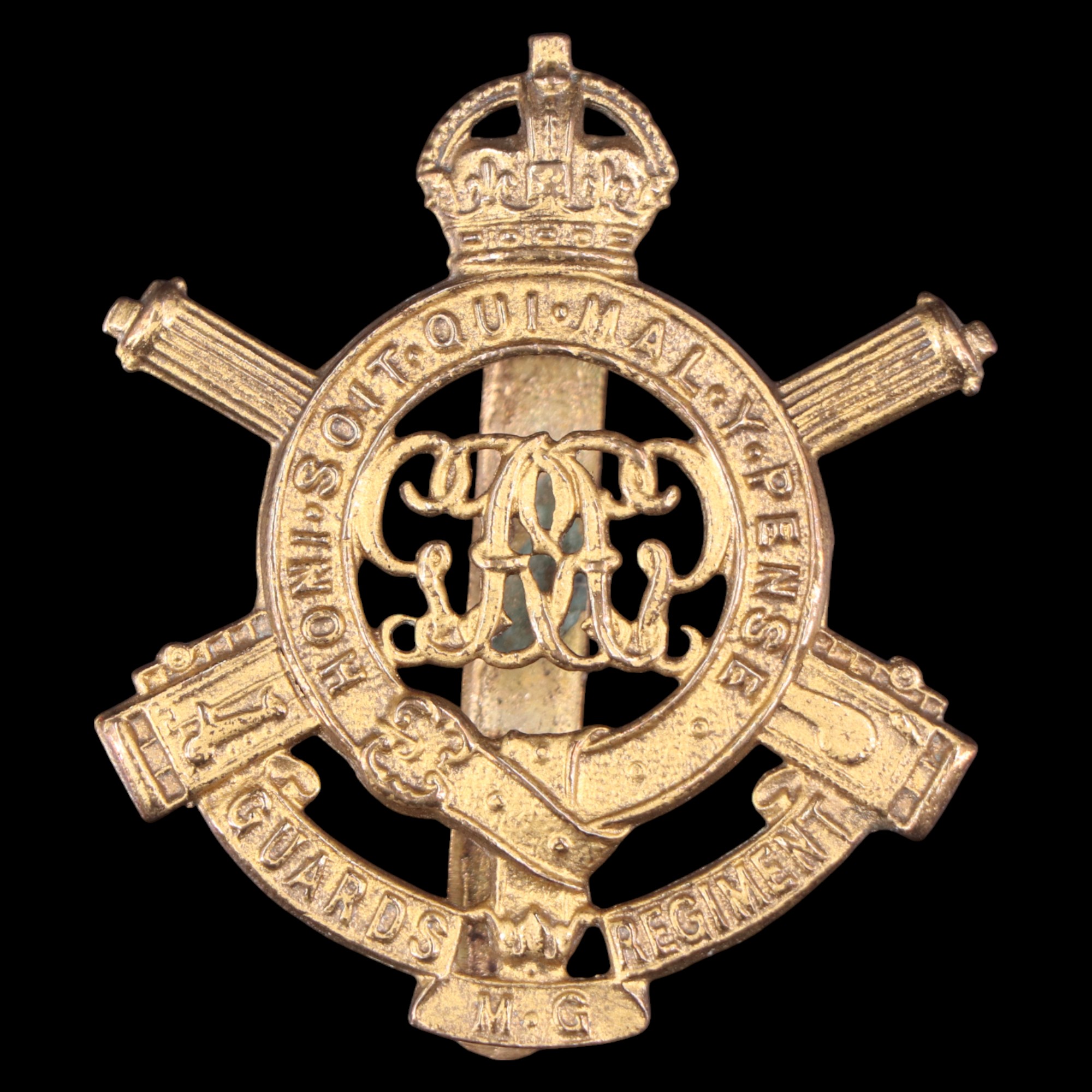 A Great War Guards Machine Gun Regiment cap badge