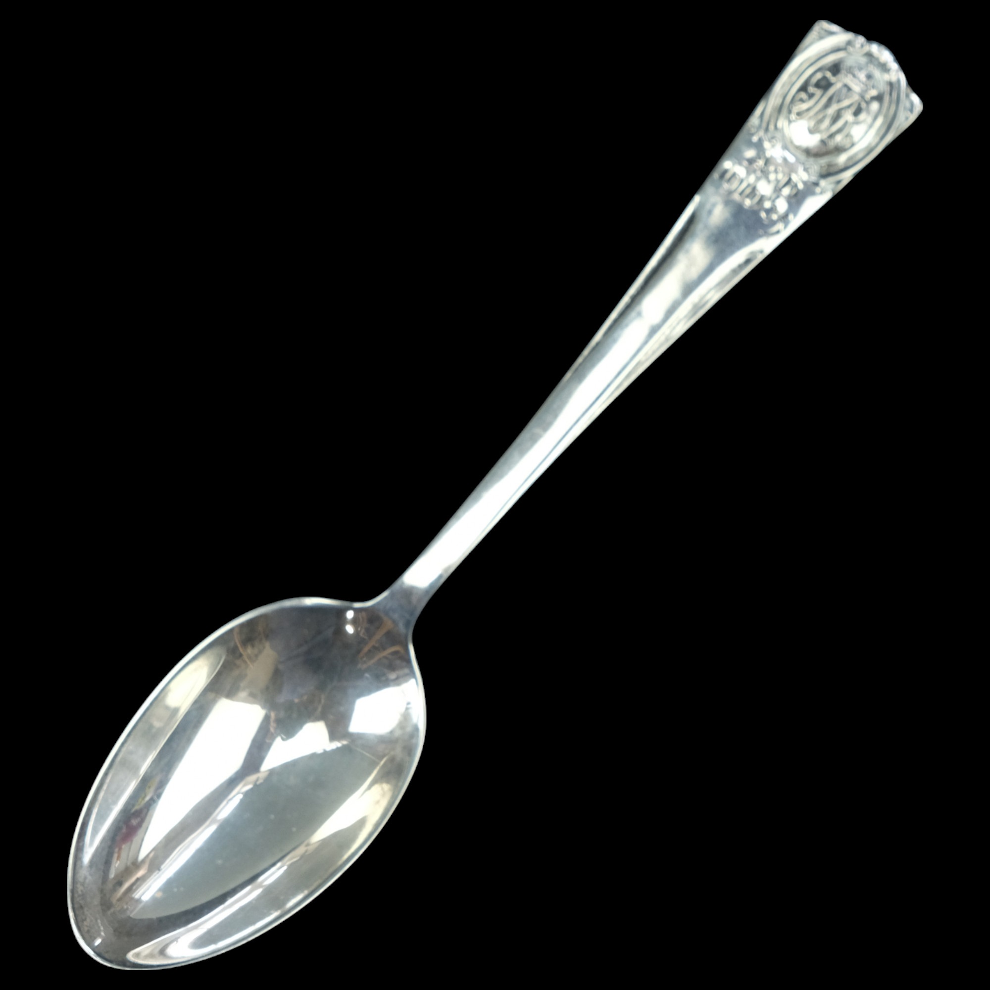 A set of six George V silver royal commemorative teaspoons together ...