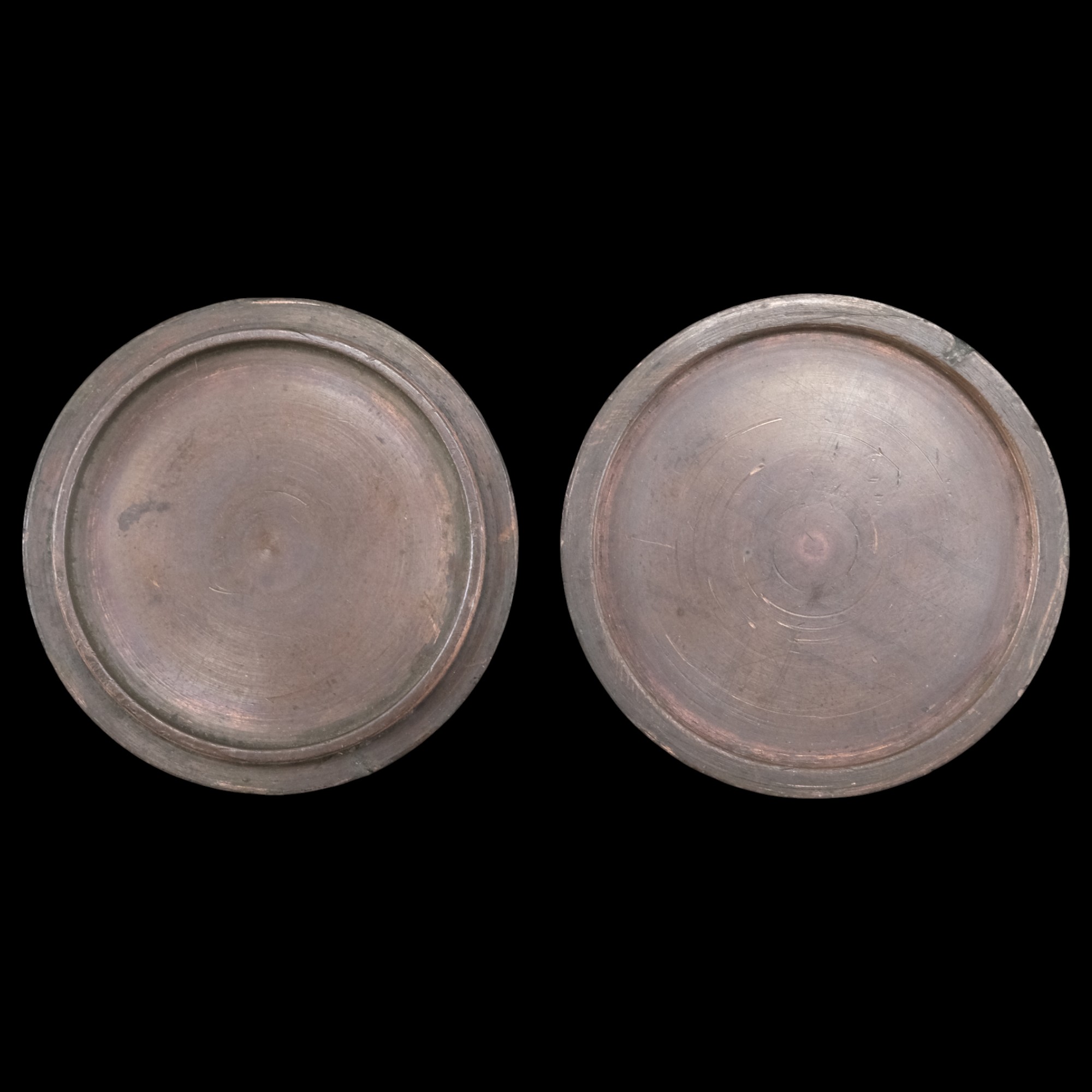 A novelty George III 1797 "cartwheel" twopenny coin, in two pieces ...