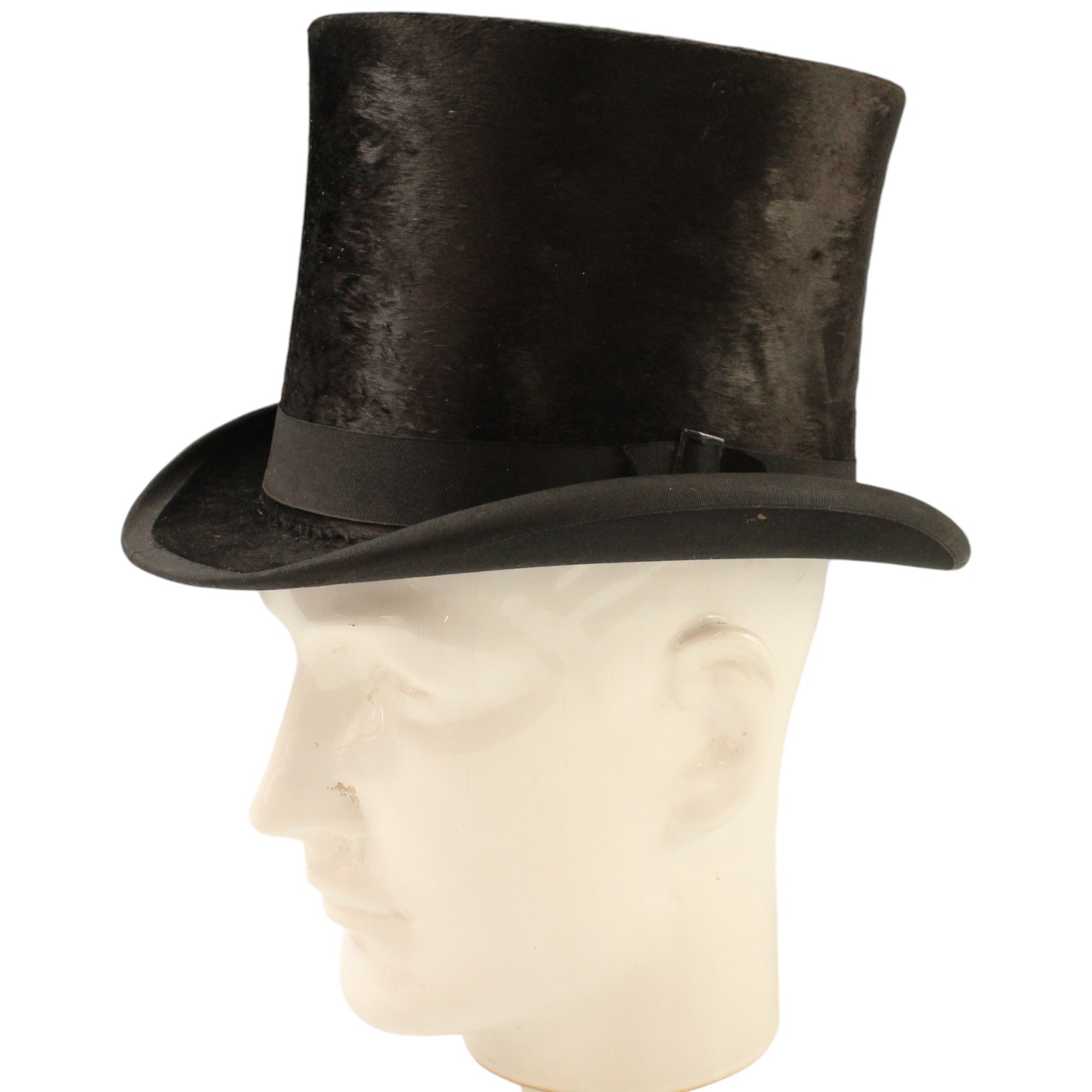 A late Victorian / Edwardian "Extra Quality" silk top hat by Lincoln ...