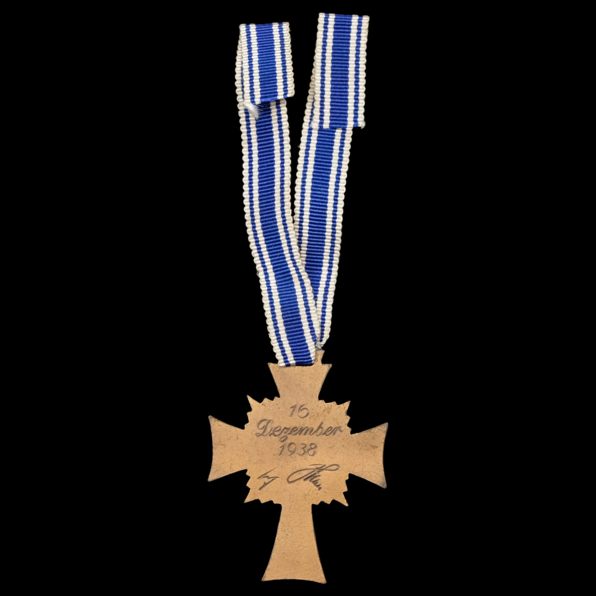 A German Third Reich Mother's Cross in bronze