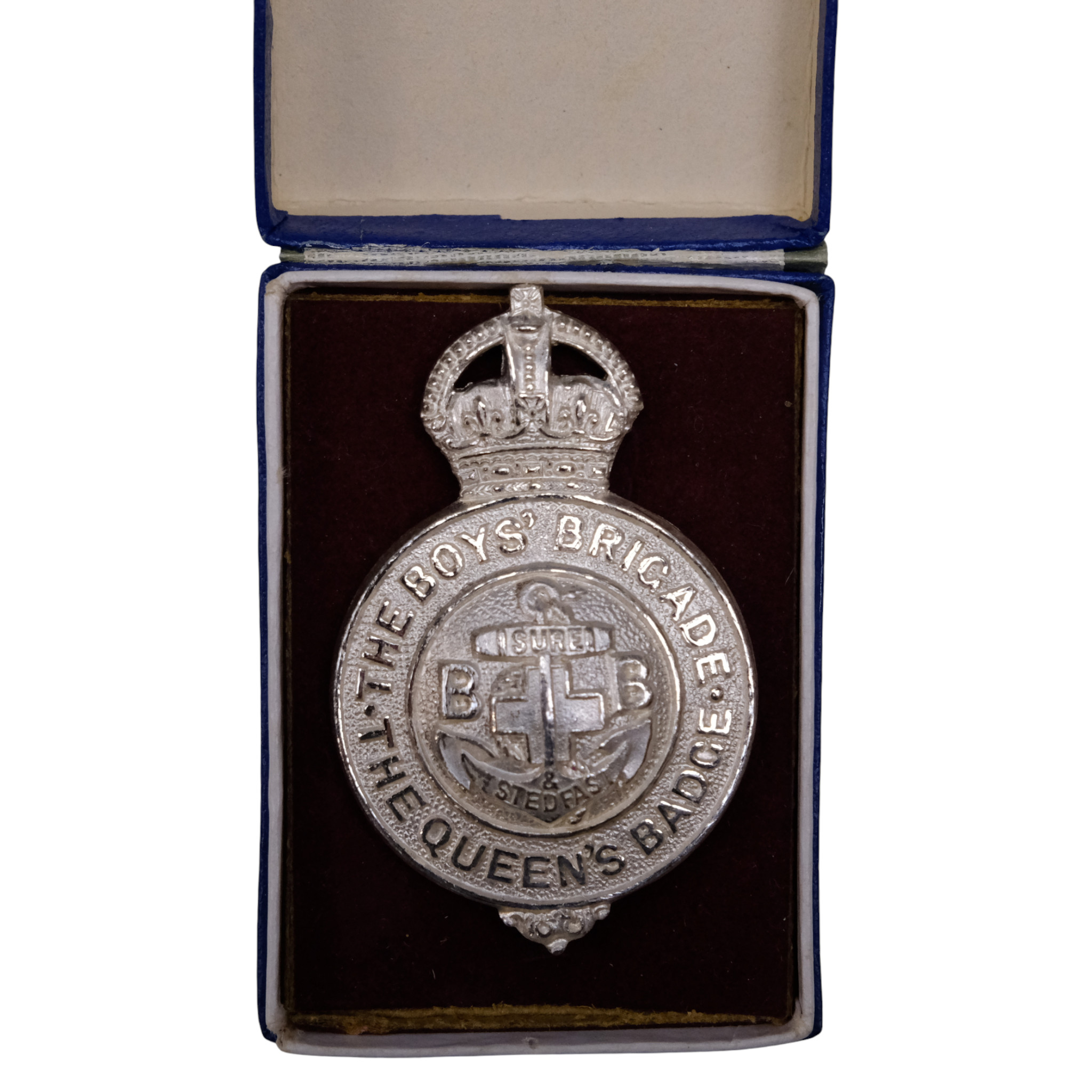 A collection of Girl Guides and Boys Brigade badges