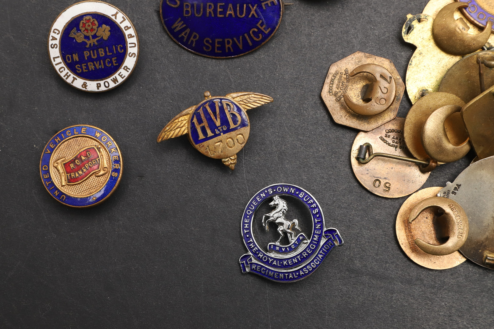 AN INTERESTING COLLECTION OF FIRST AND SECOND WORLD WAR 'ON SERVICE ...