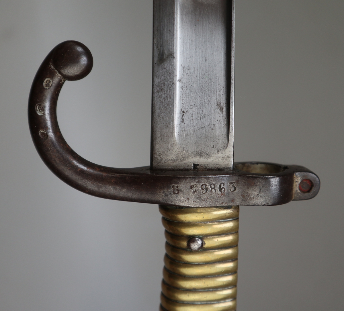 1866 pattern Yataghan blades French Chassepot sword bayonet, matching ...