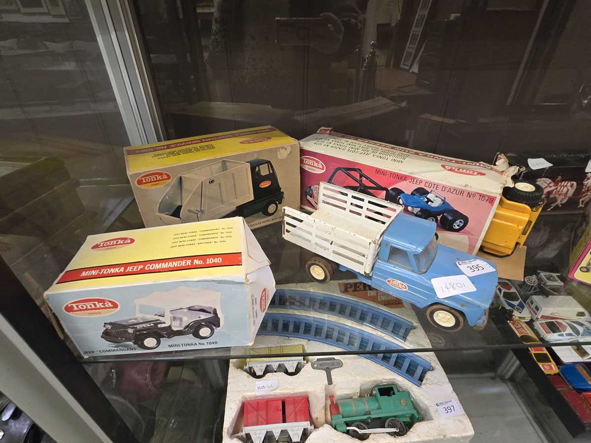 A boxed Tonka 'Mini Tonka no.1040' along with boxed Tonka 'Service ...
